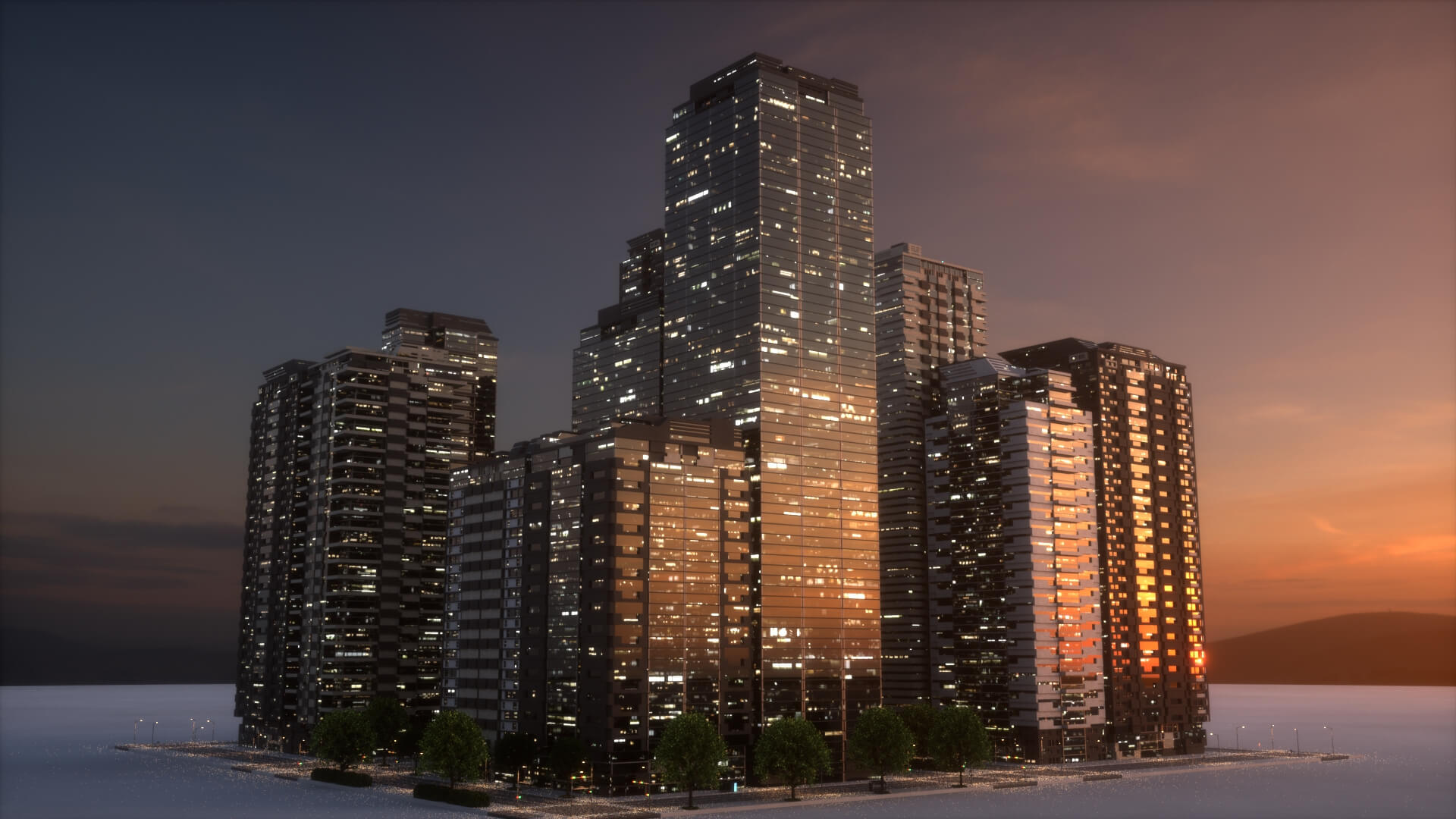 City Block Type B10 - 3D Model by Fwcolbert3D2