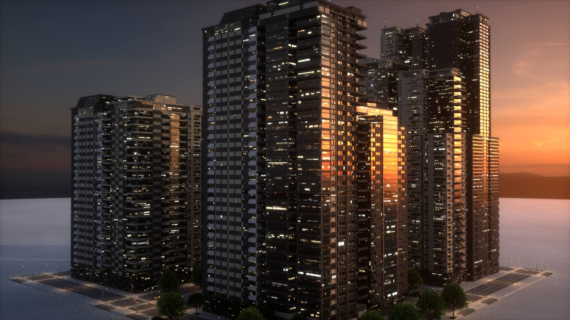 City Block Type B11 - 3D Model by Fwcolbert3D2