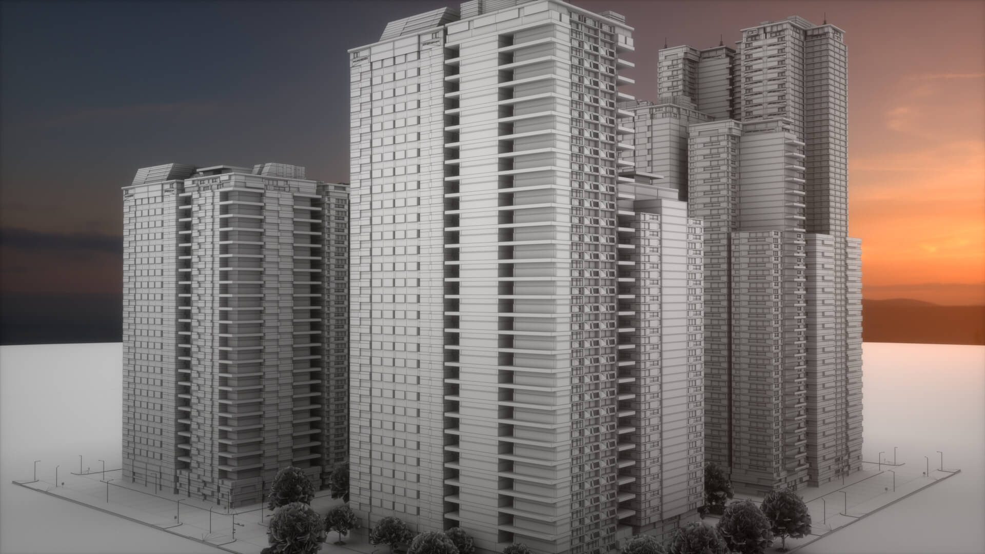 City Block Type B11 - 3D Model by Fwcolbert3D2