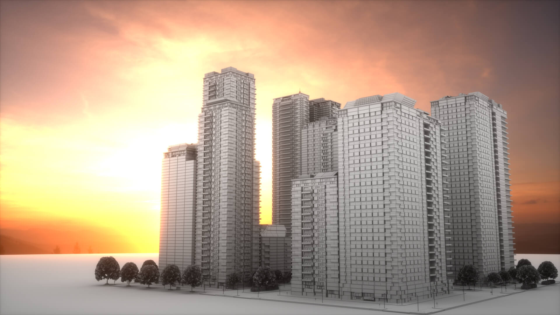 City Block Type B11 - 3D Model by Fwcolbert3D2