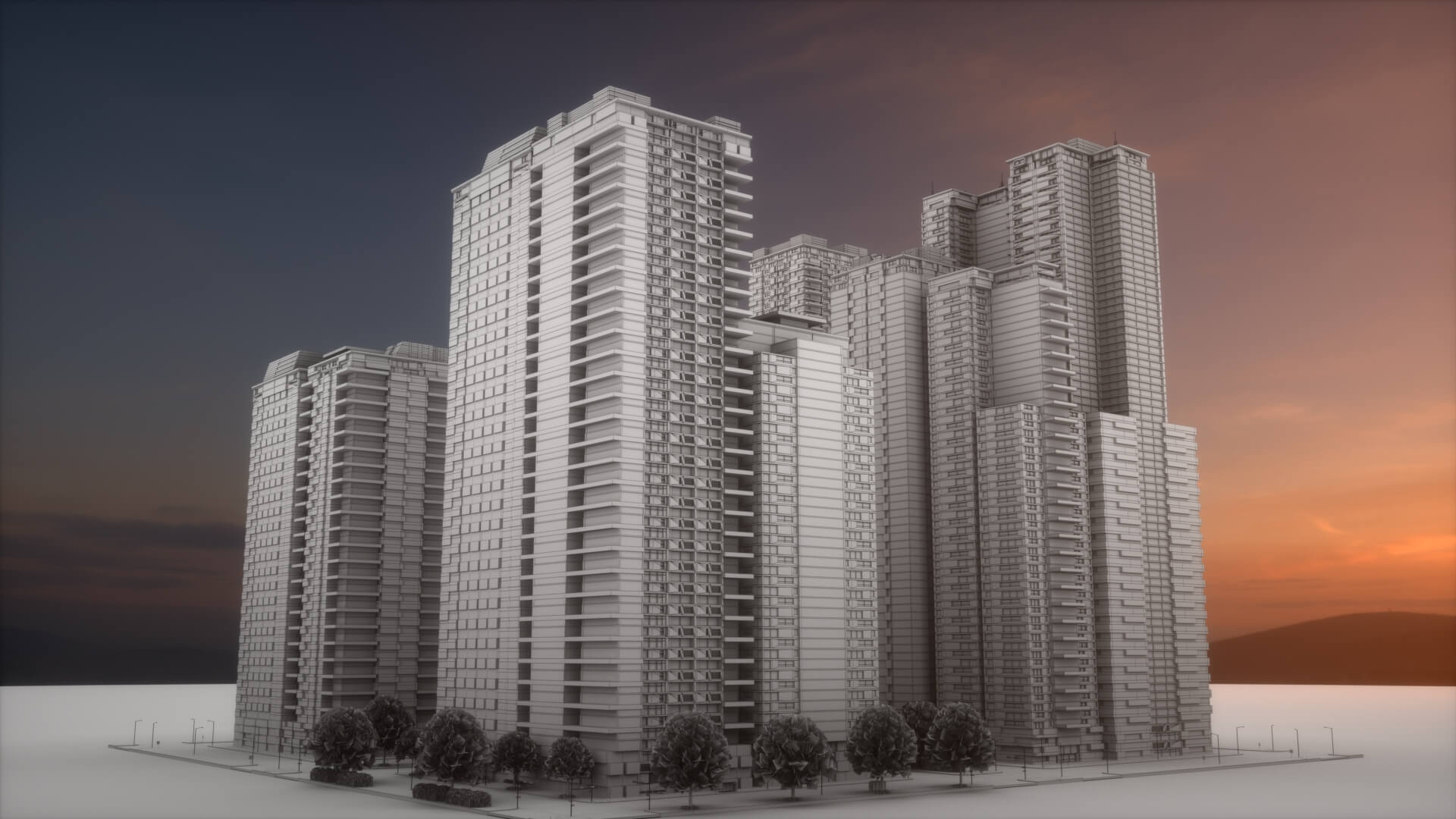 City Block Type B11 - 3D Model by Fwcolbert3D2