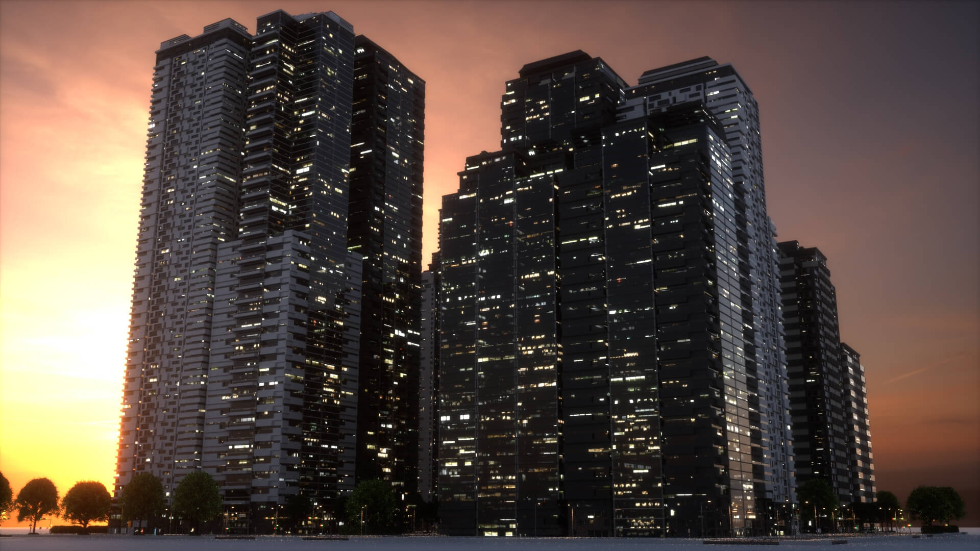 City Block Type B12 - 3D Model by Fwcolbert3D2