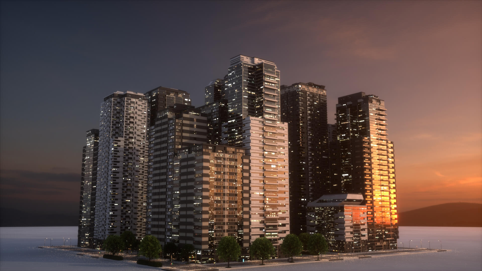 City Block Type B12 - 3D Model by Fwcolbert3D2
