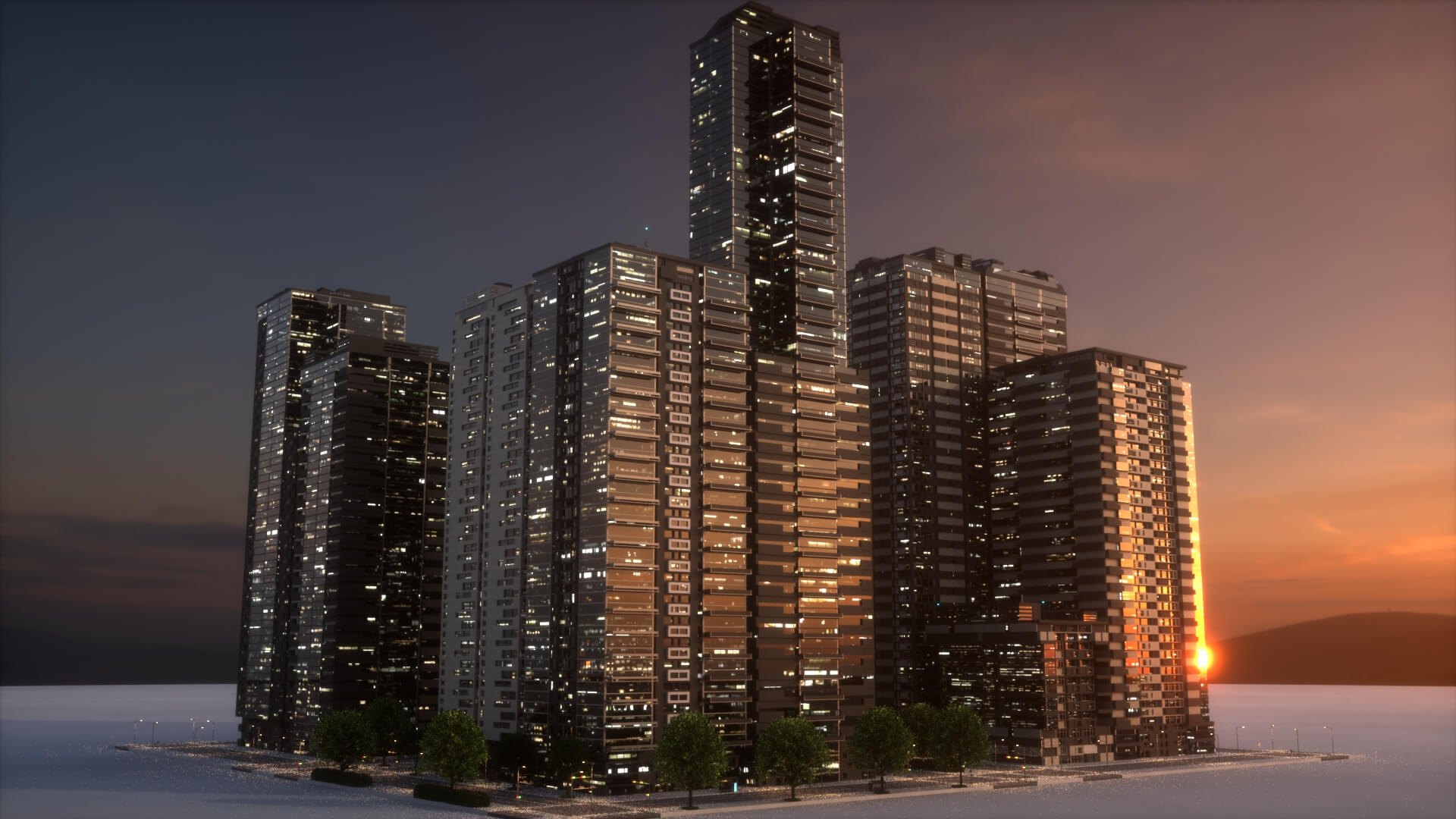 City Block Type B14 - 3D Model by Fwcolbert3D2