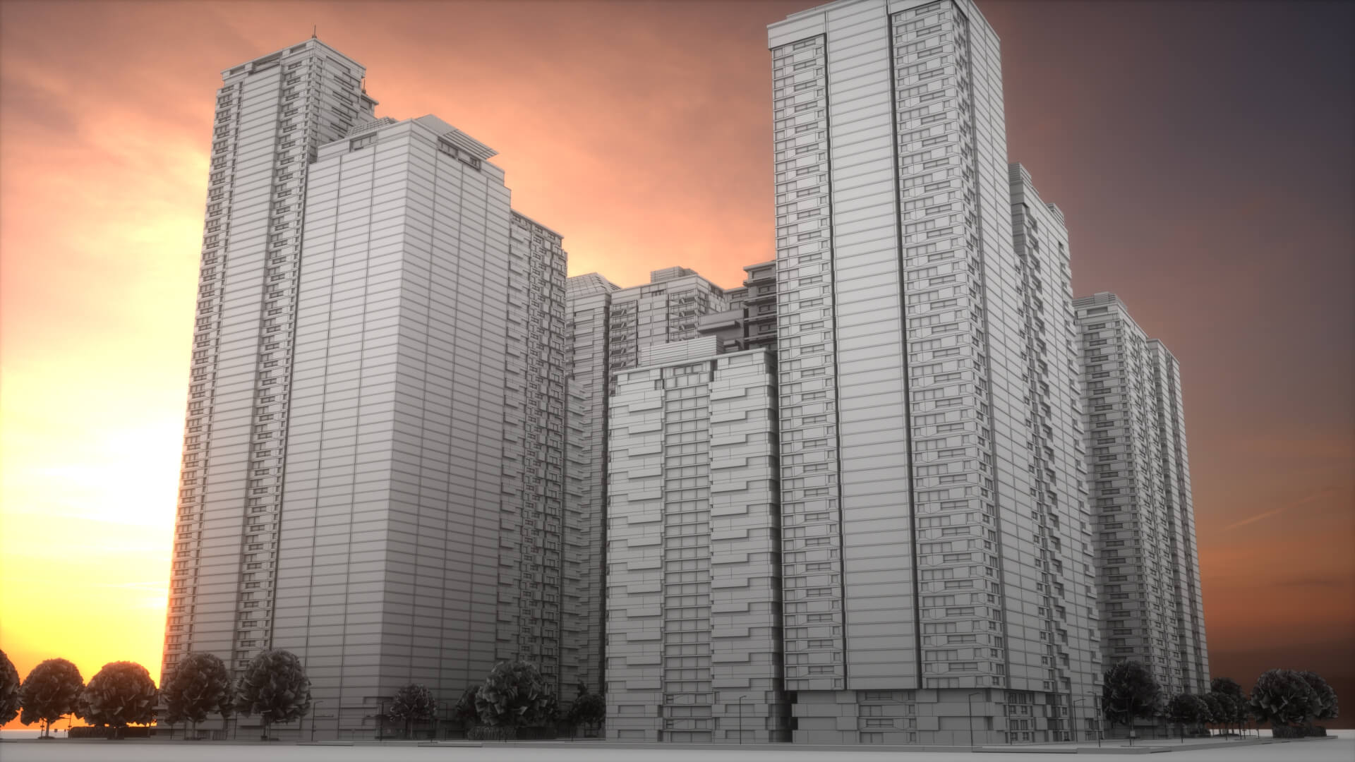 City Block Type B14 - 3D Model by Fwcolbert3D2
