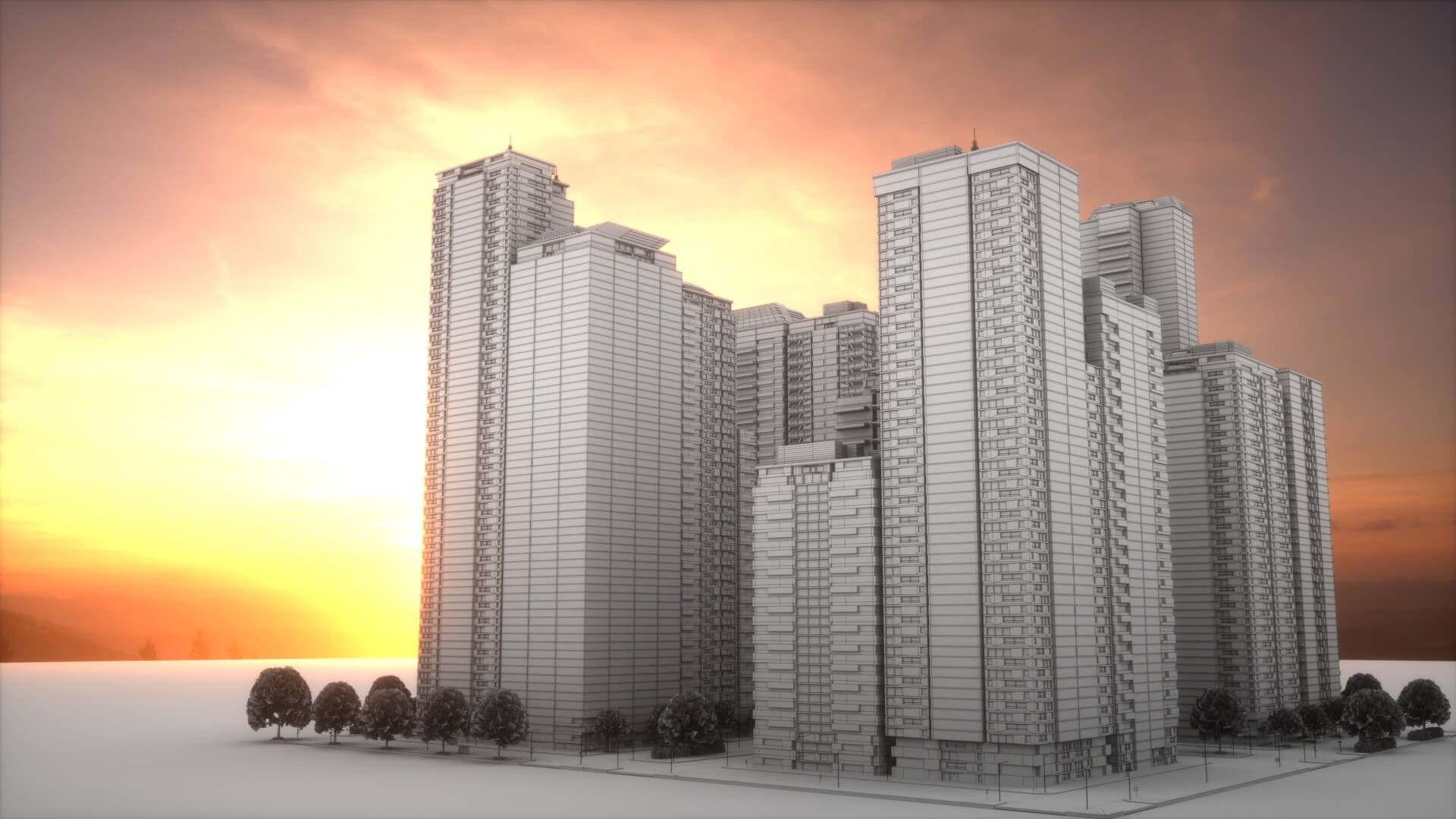City Block Type B14 - 3D Model by Fwcolbert3D2