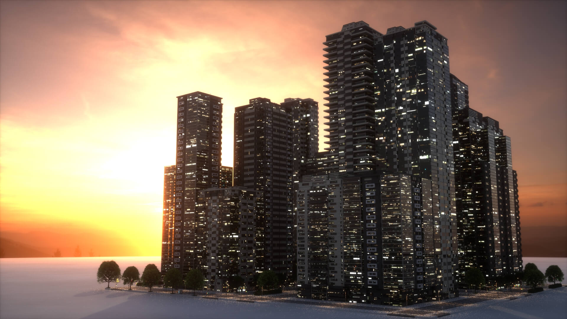 City Block Type B15 - 3D Model by Fwcolbert3D2