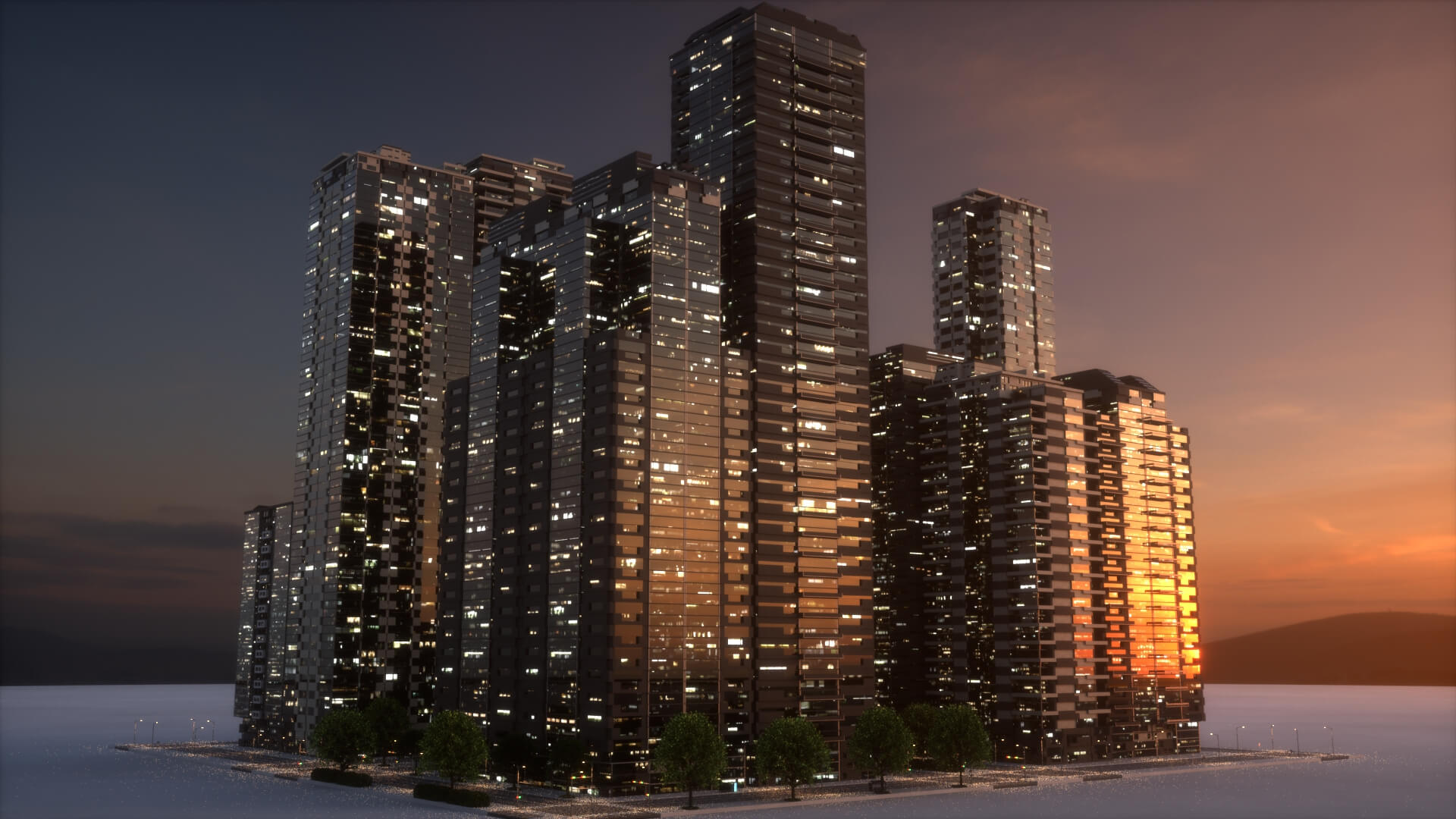 City Block Type B15 - 3D Model by Fwcolbert3D2