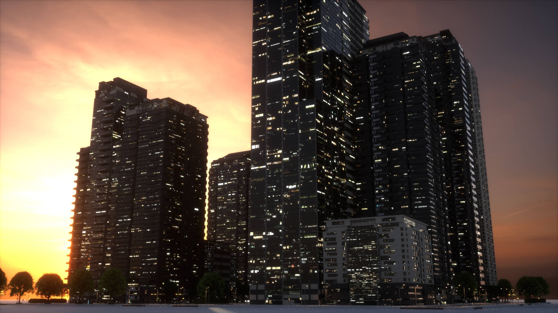 City Block Type B16 - 3D Model by Fwcolbert3D2