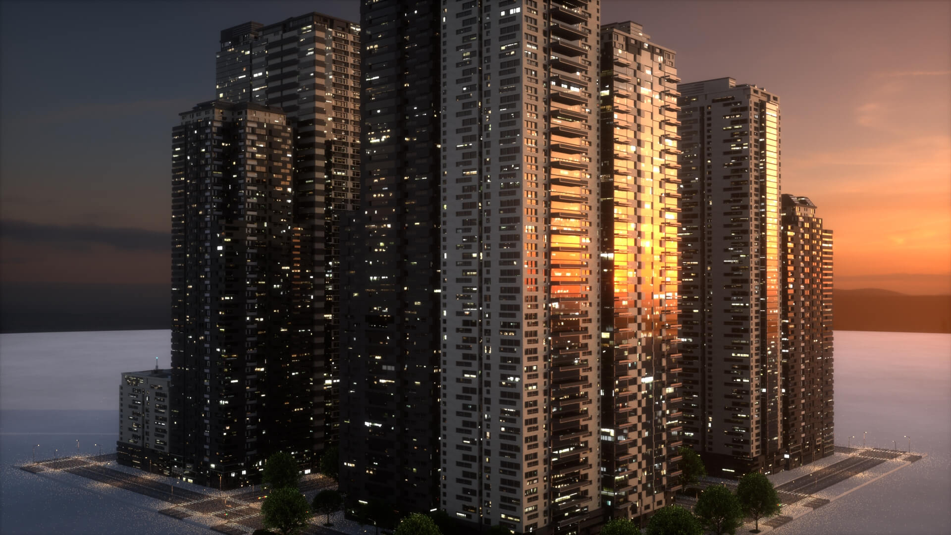 City Block Type B16 - 3D Model by Fwcolbert3D2