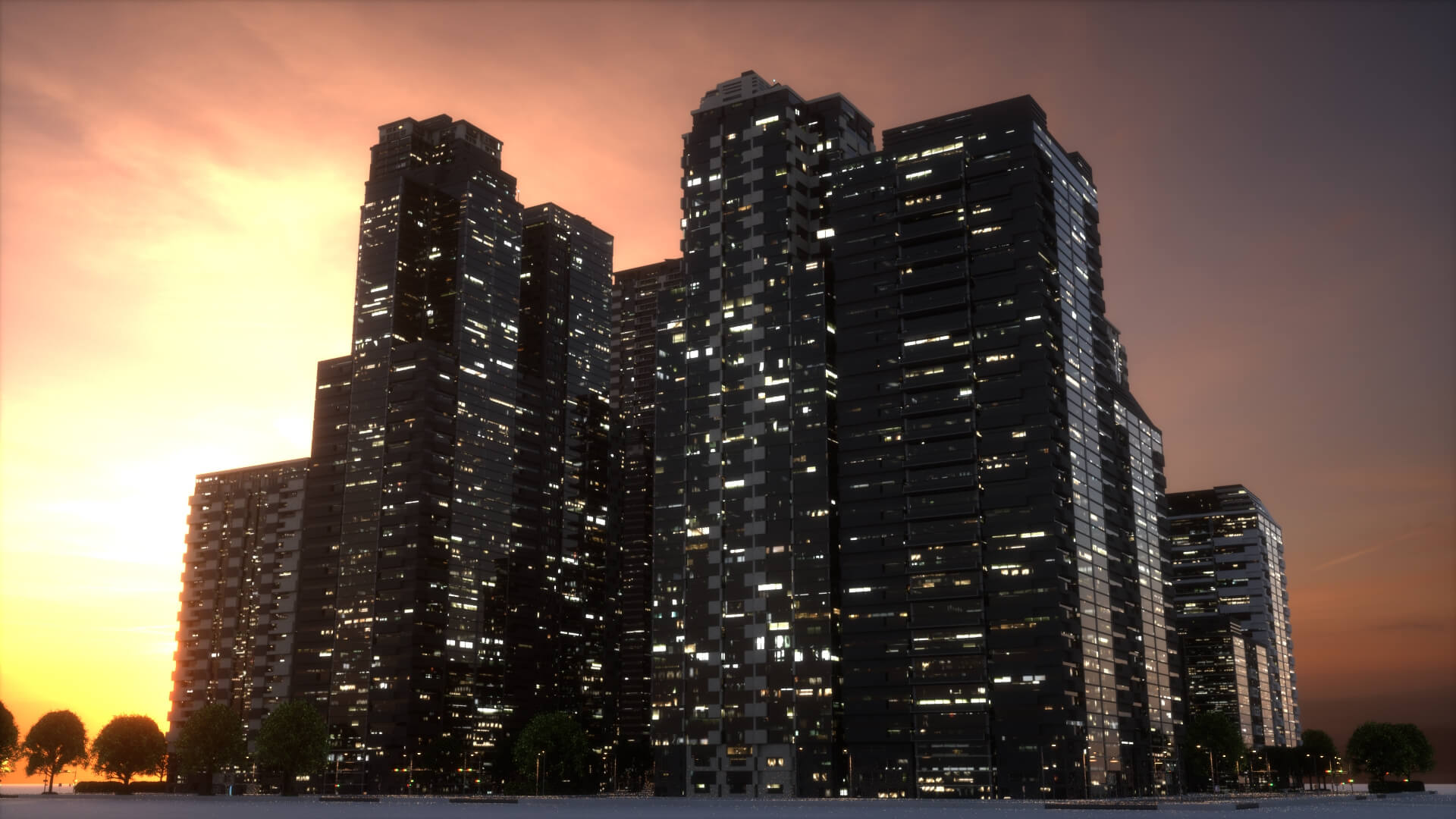 City Block Type B17 - 3D Model by Fwcolbert3D2