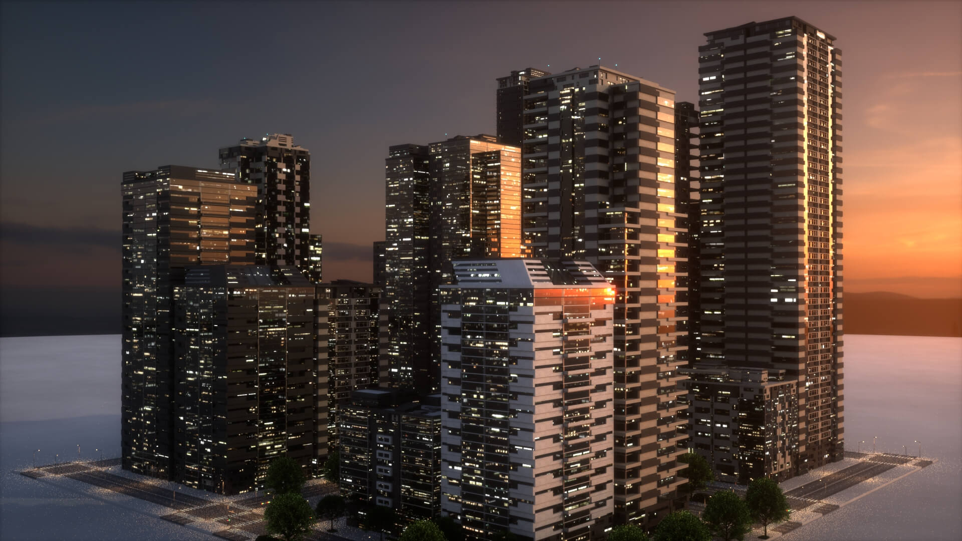 City Block Type B17 - 3D Model by Fwcolbert3D2