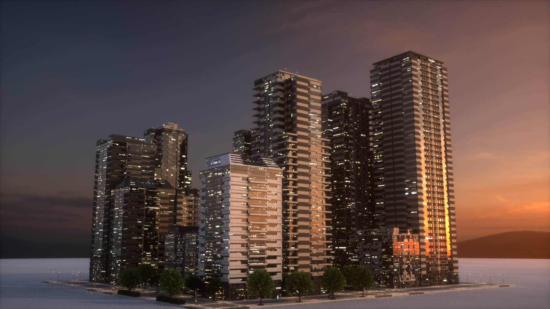City Block Type B17 - 3D Model by Fwcolbert3D2