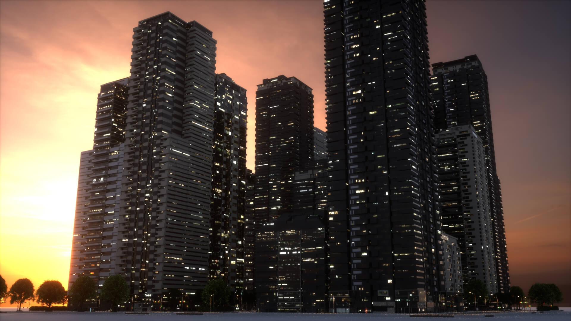 City Block Type B18 - 3D Model by Fwcolbert3D2