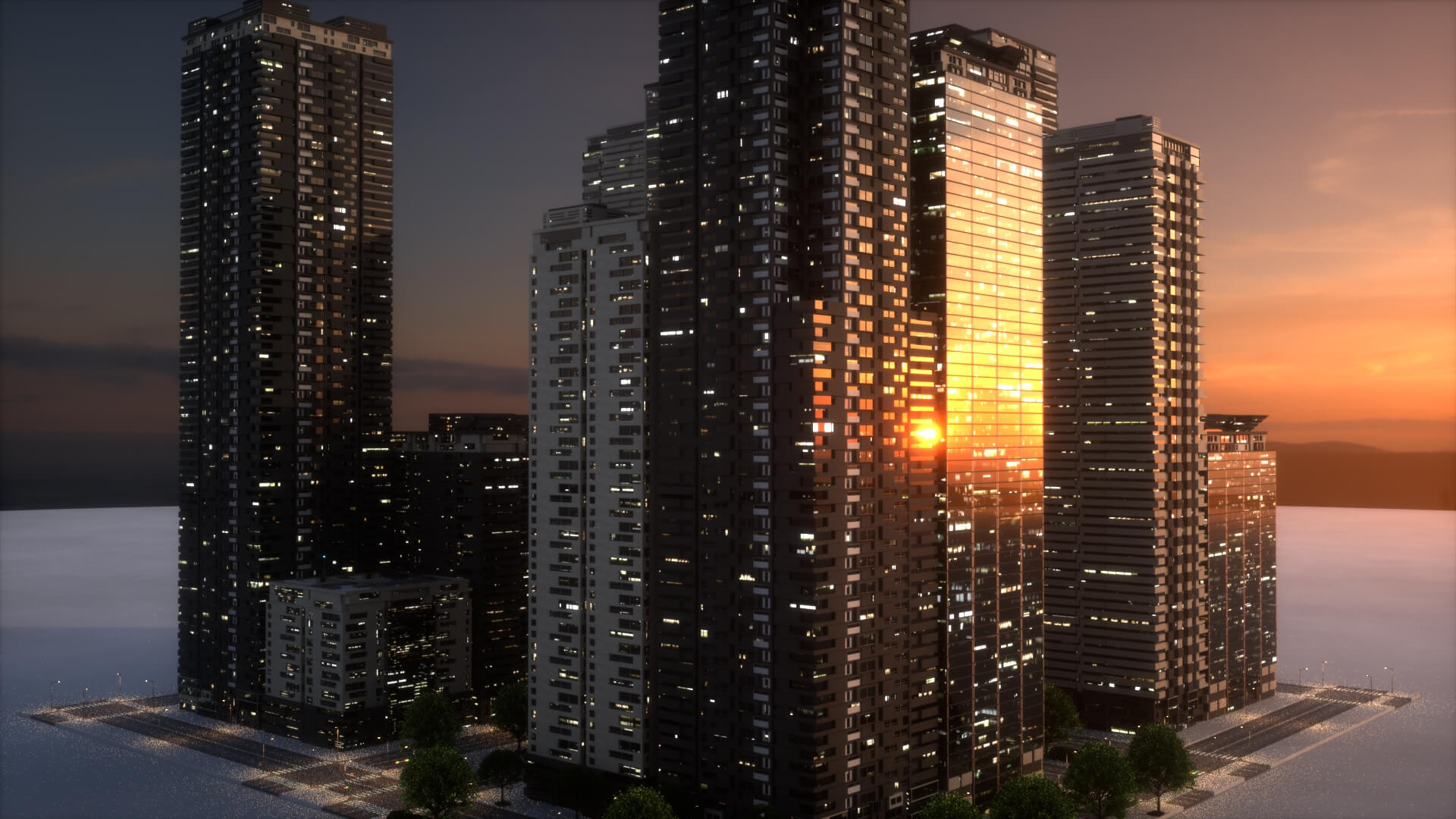 City Block Type B18 - 3D Model by Fwcolbert3D2