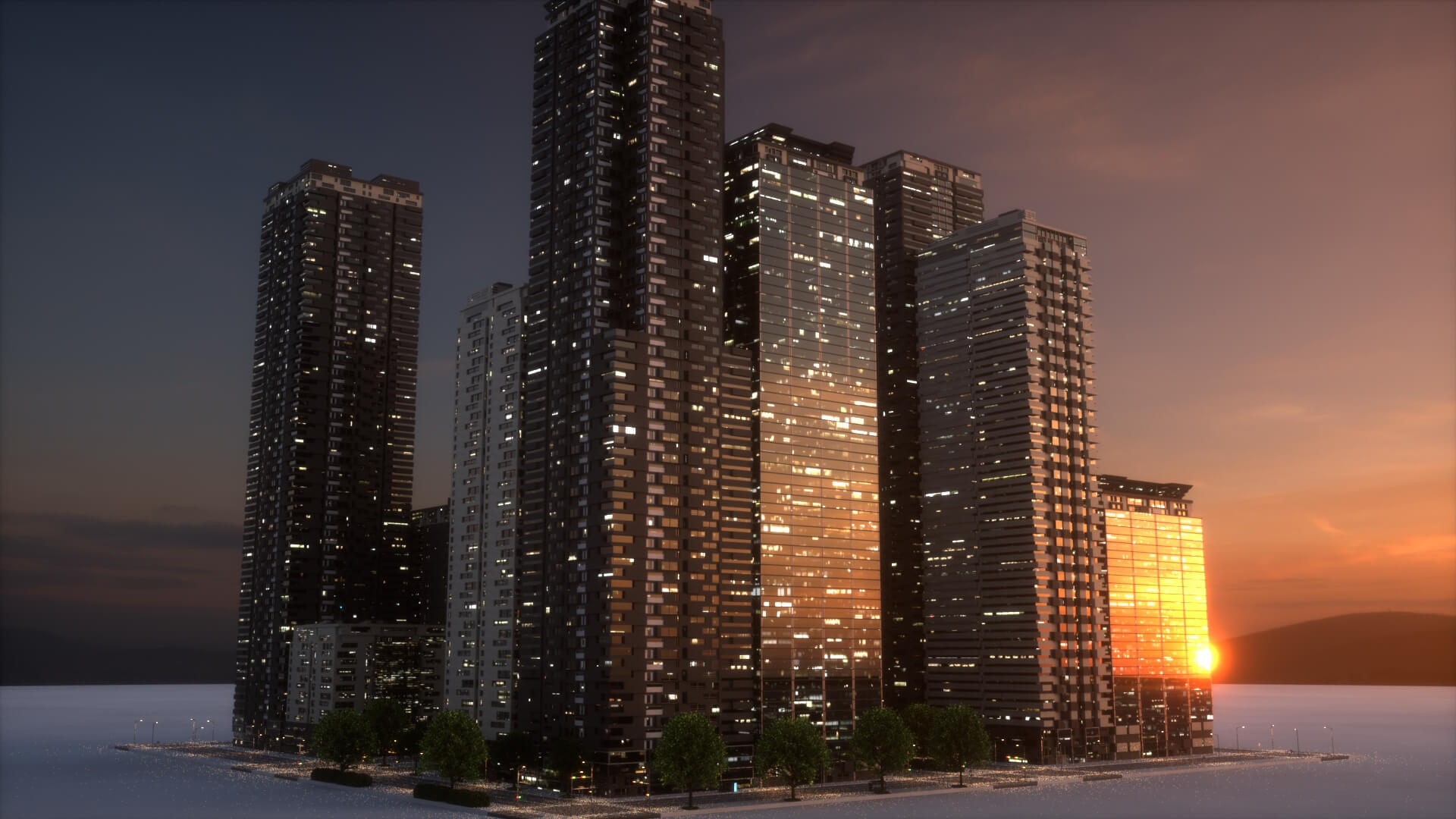 City Block Type B18 - 3D Model by Fwcolbert3D2