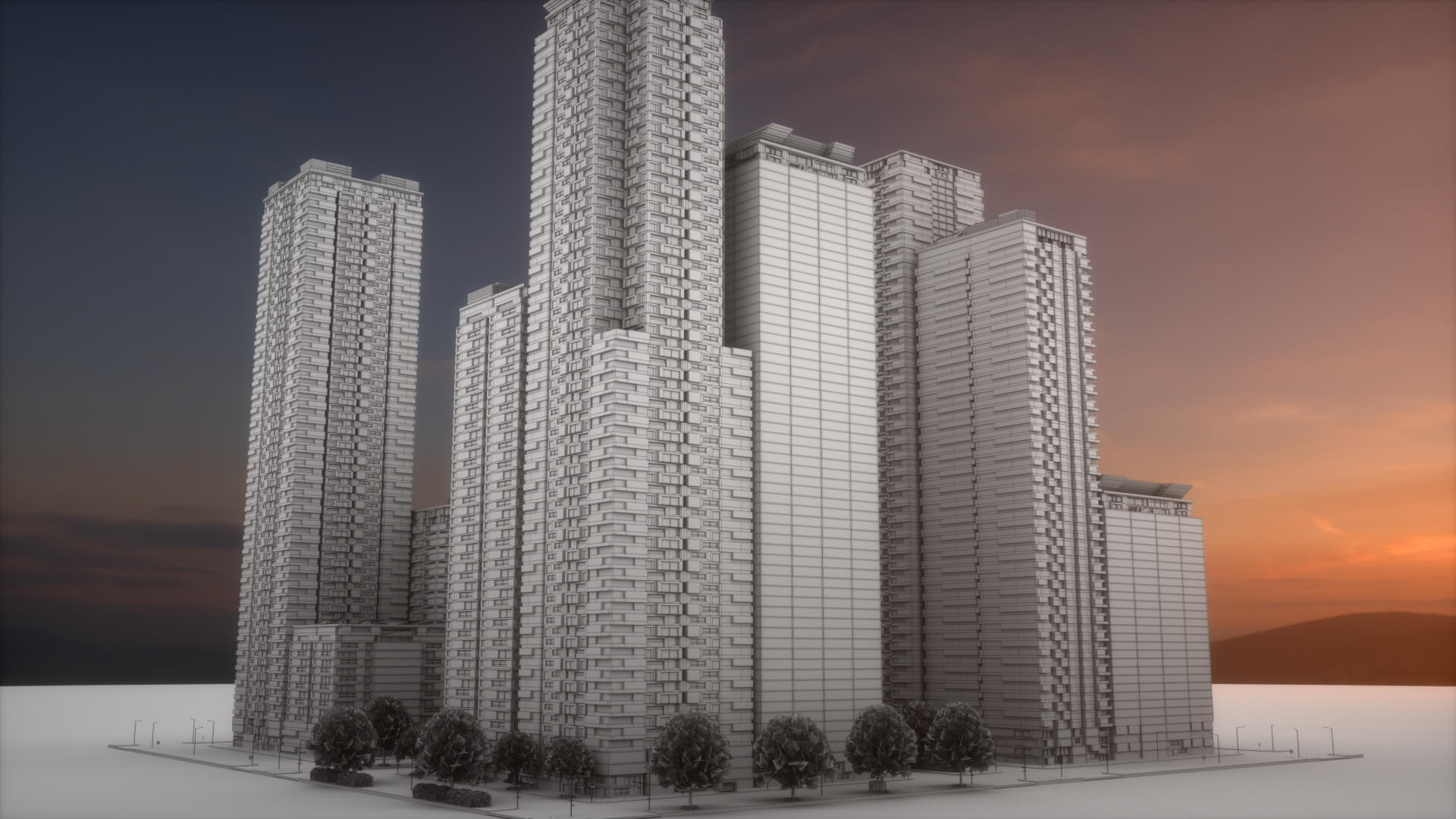 City Block Type B18 - 3D Model by Fwcolbert3D2