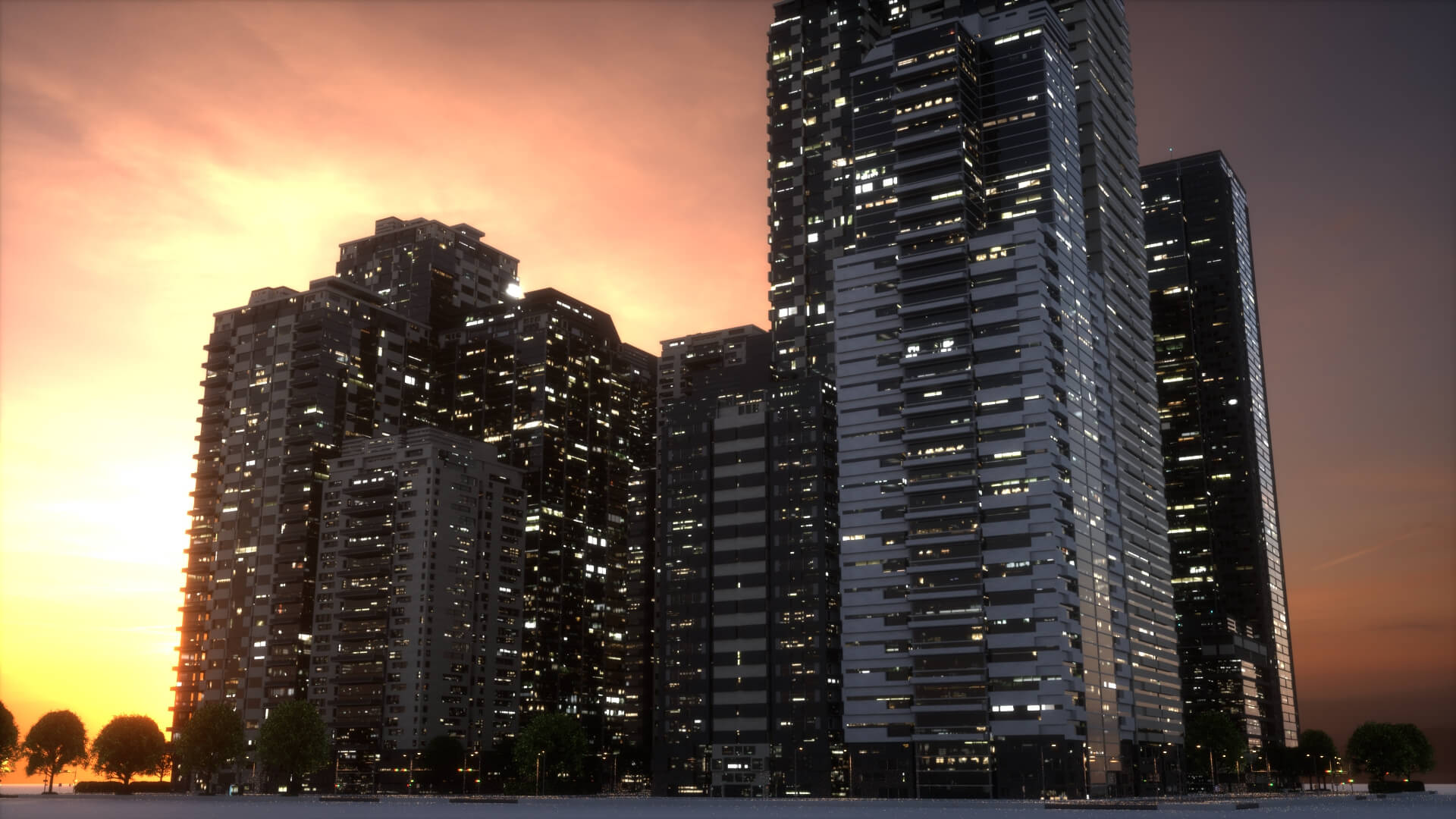 City Block Type B20 - 3D Model by Fwcolbert3D2