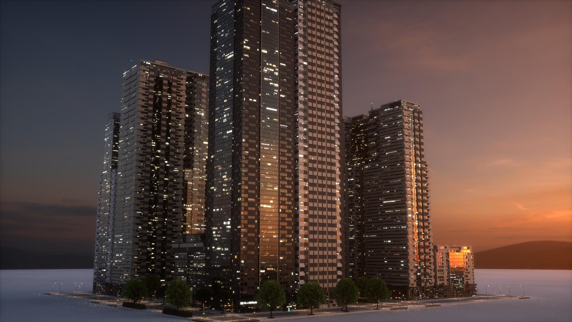 City Block Type B20 - 3D Model by Fwcolbert3D2