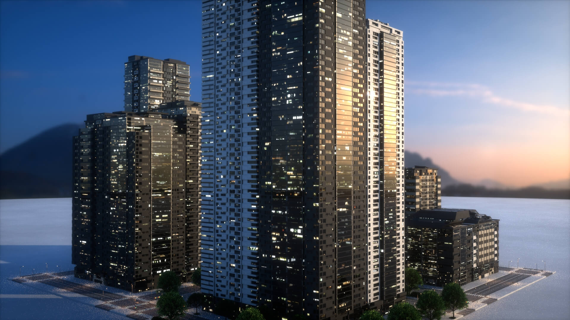 City Block Type B21 - 3D Model by Fwcolbert3D2