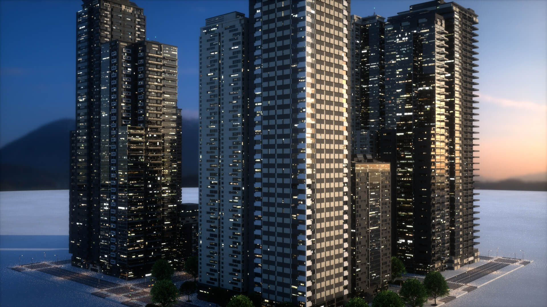 City Block Type B22 - 3D Model by Fwcolbert3D2