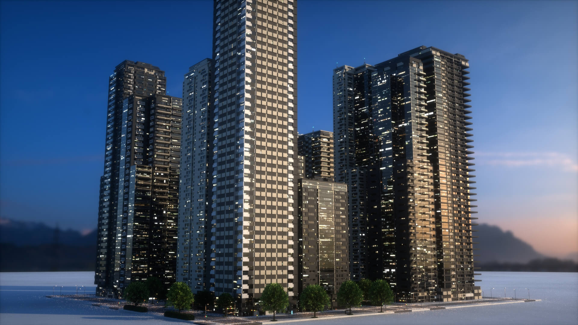 City Block Type B22 - 3D Model by Fwcolbert3D2