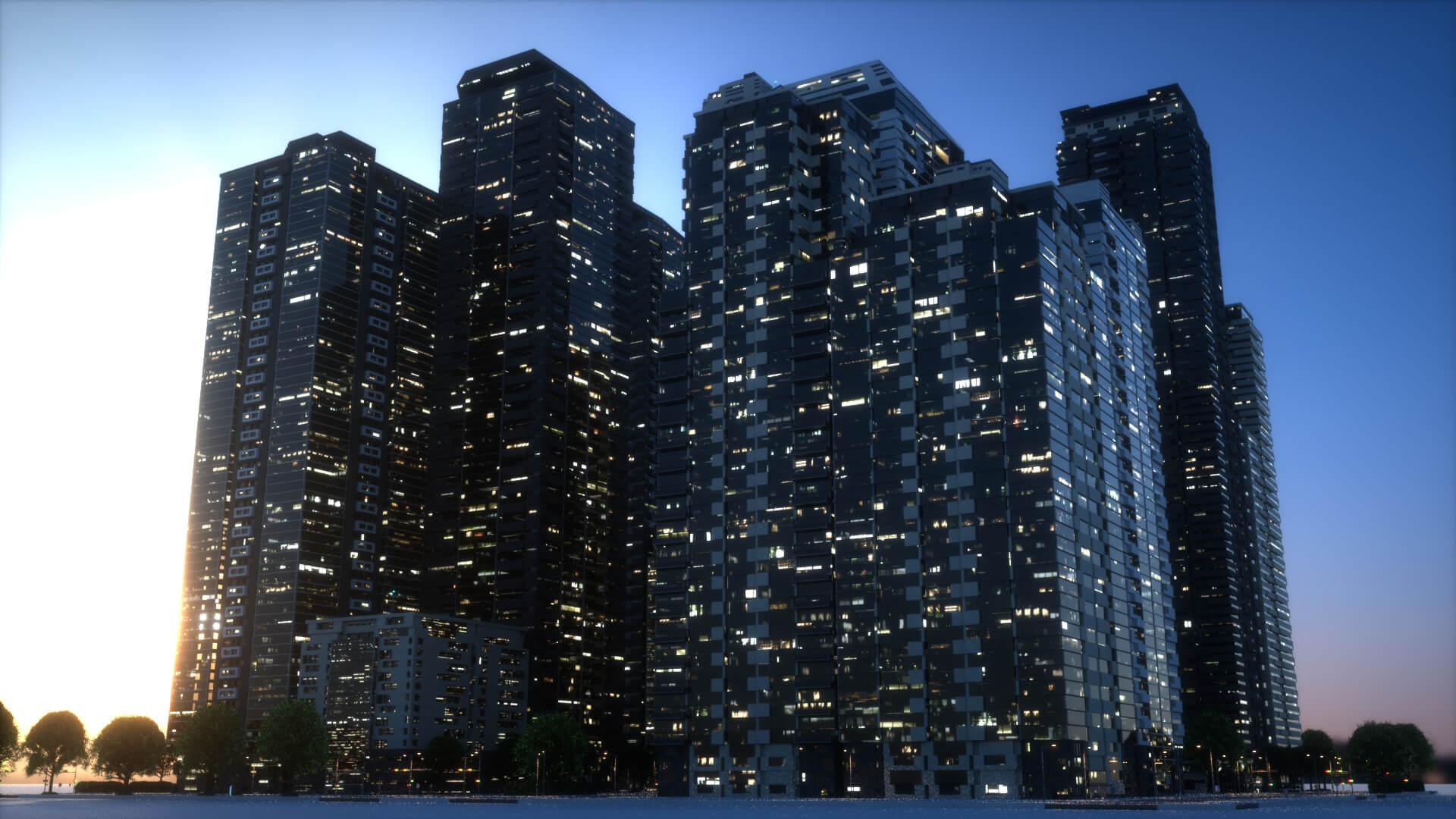 City Block Type B23 - 3D Model by Fwcolbert3D2