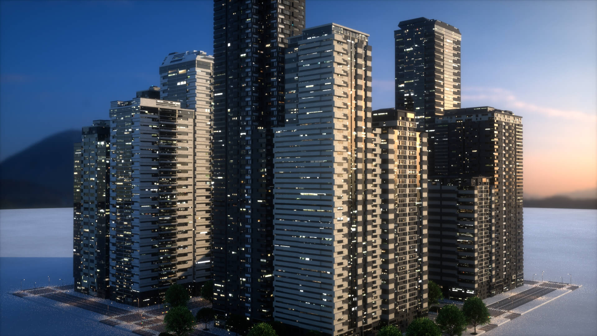 City Block Type B23 - 3D Model by Fwcolbert3D2