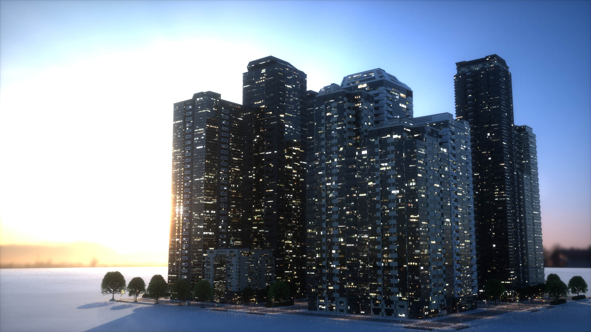 City Block Type B23 - 3D Model by Fwcolbert3D2