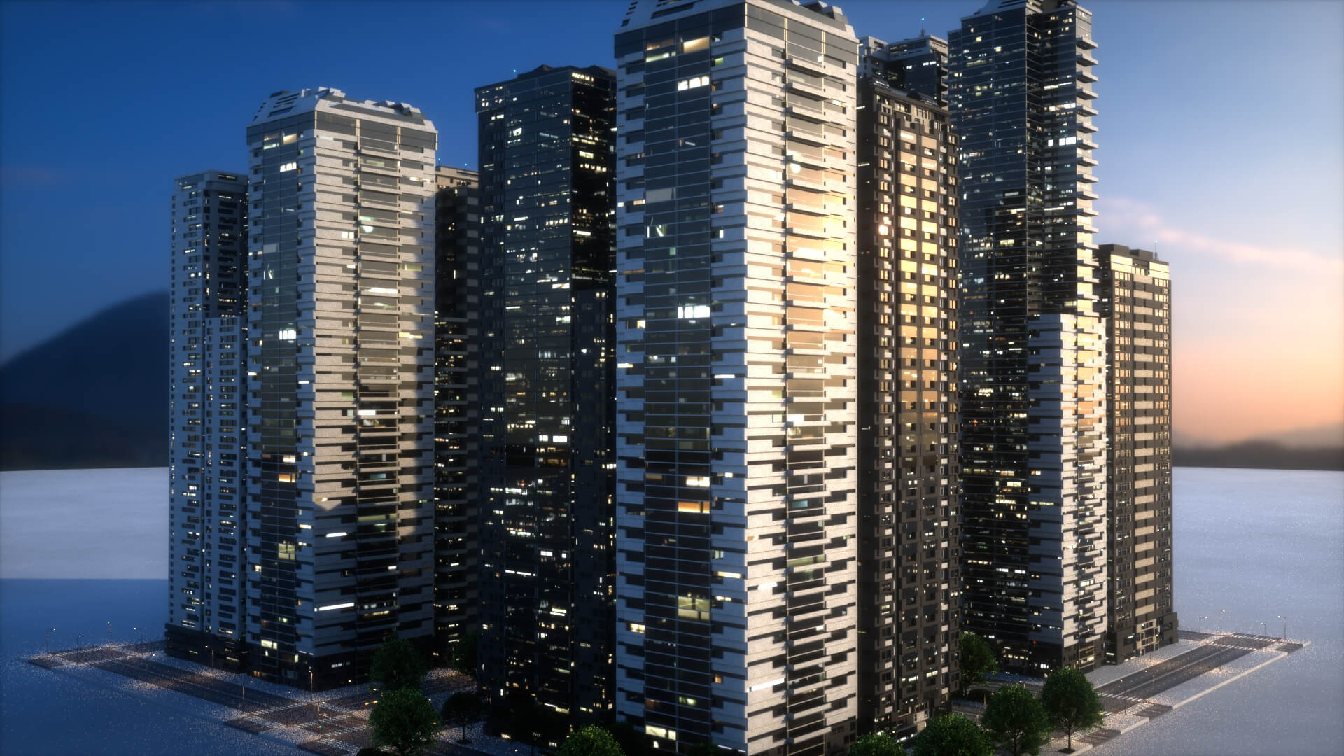 City Block Type B26 - 3D Model by Fwcolbert3D2