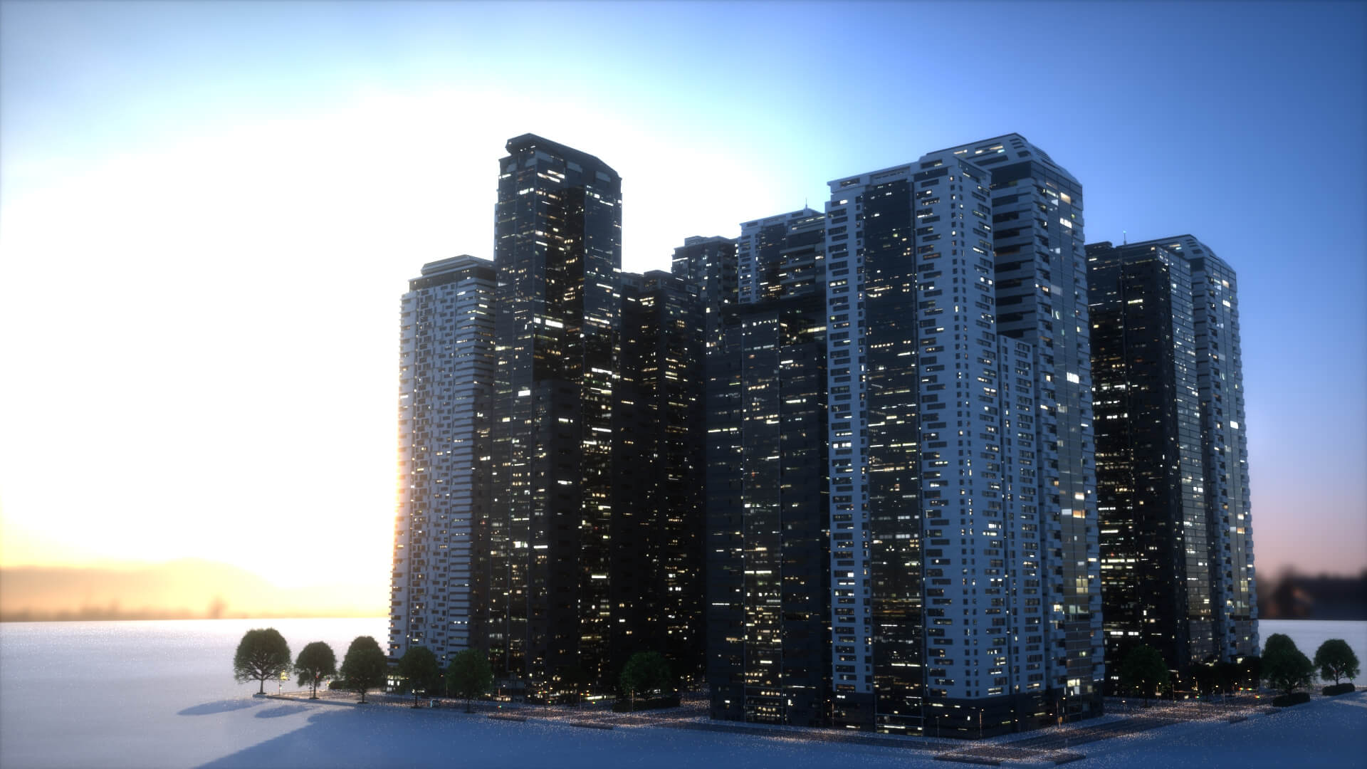 City Block Type B26 - 3D Model by Fwcolbert3D2