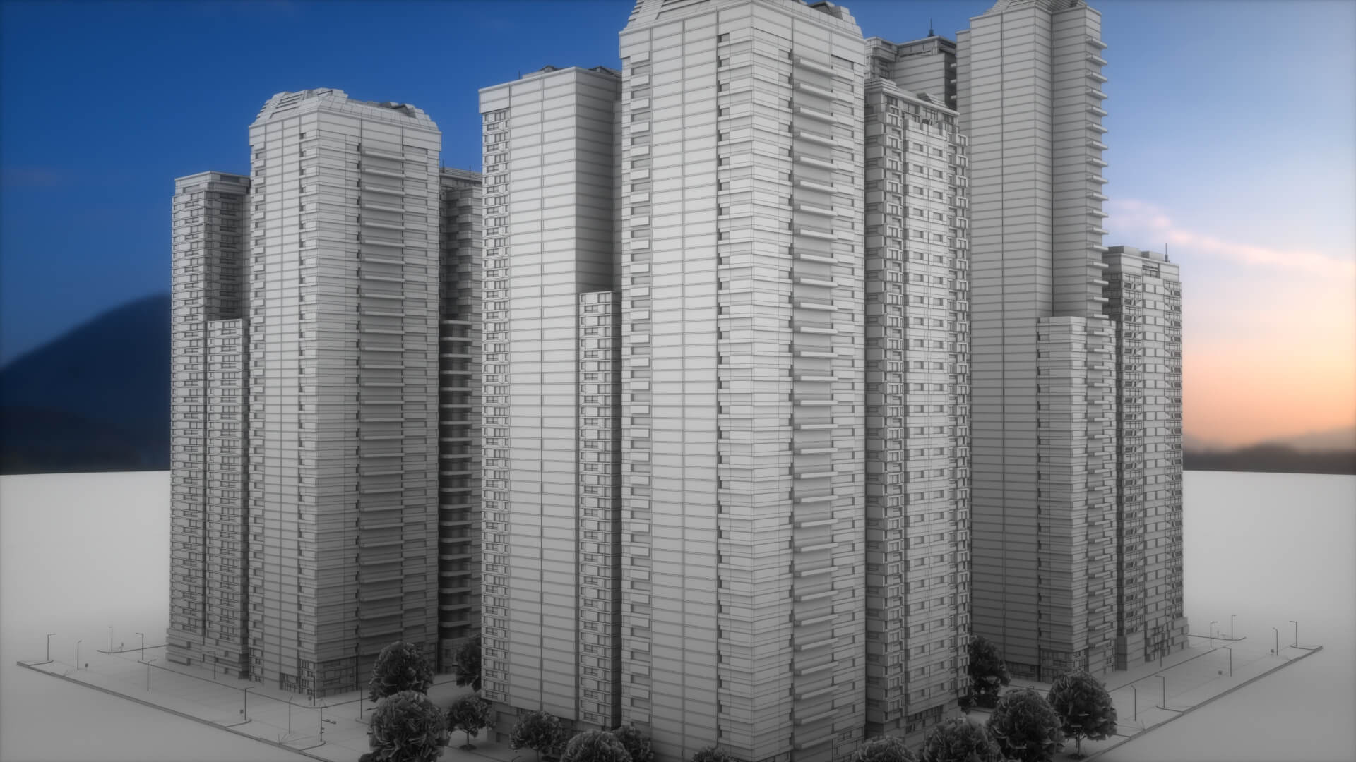 City Block Type B26 - 3D Model by Fwcolbert3D2