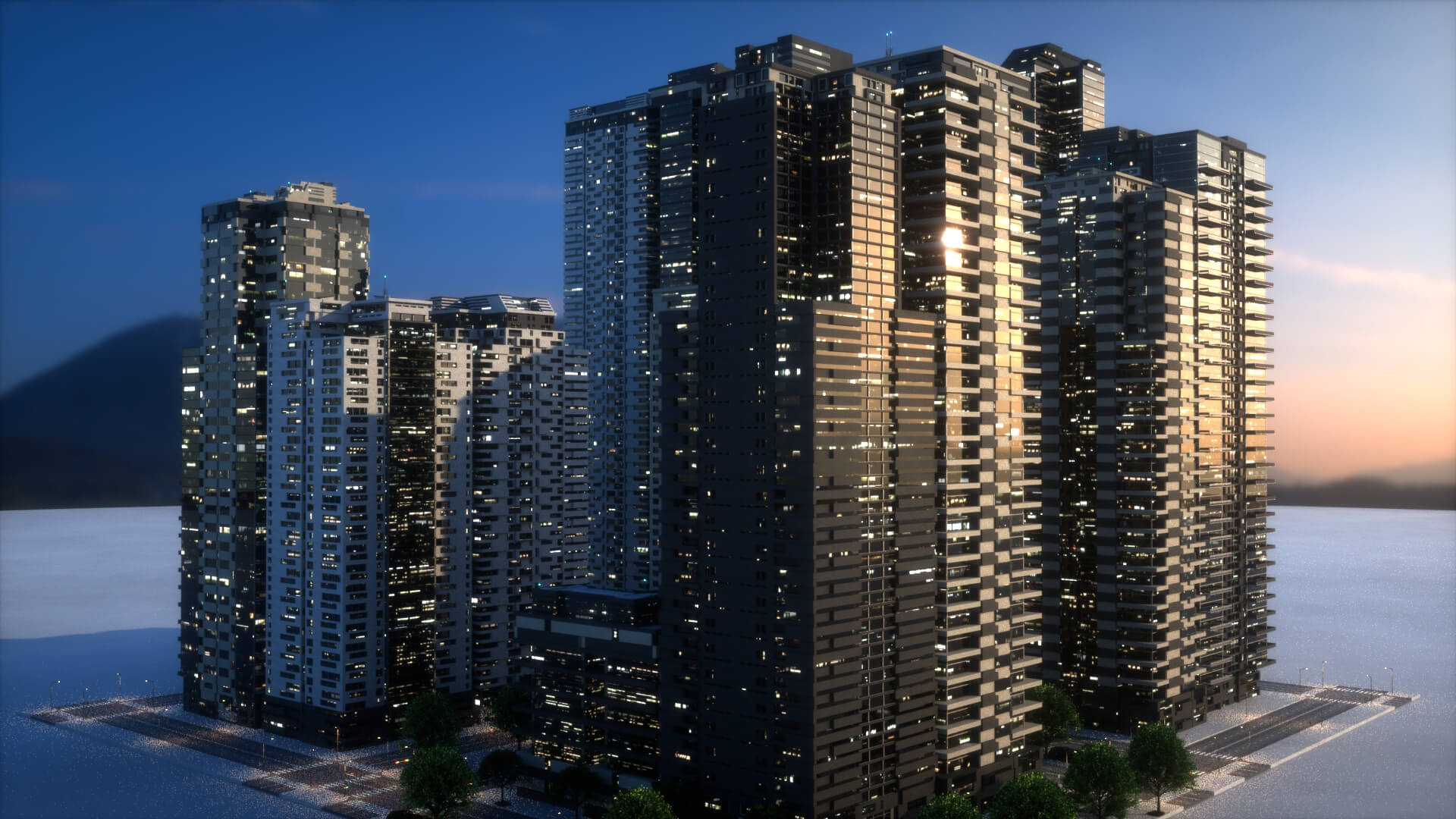 City Block Type B27 - 3D Model by Fwcolbert3D2