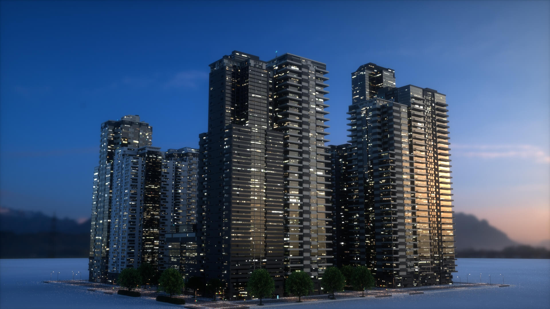 City Block Type B27 - 3D Model by Fwcolbert3D2