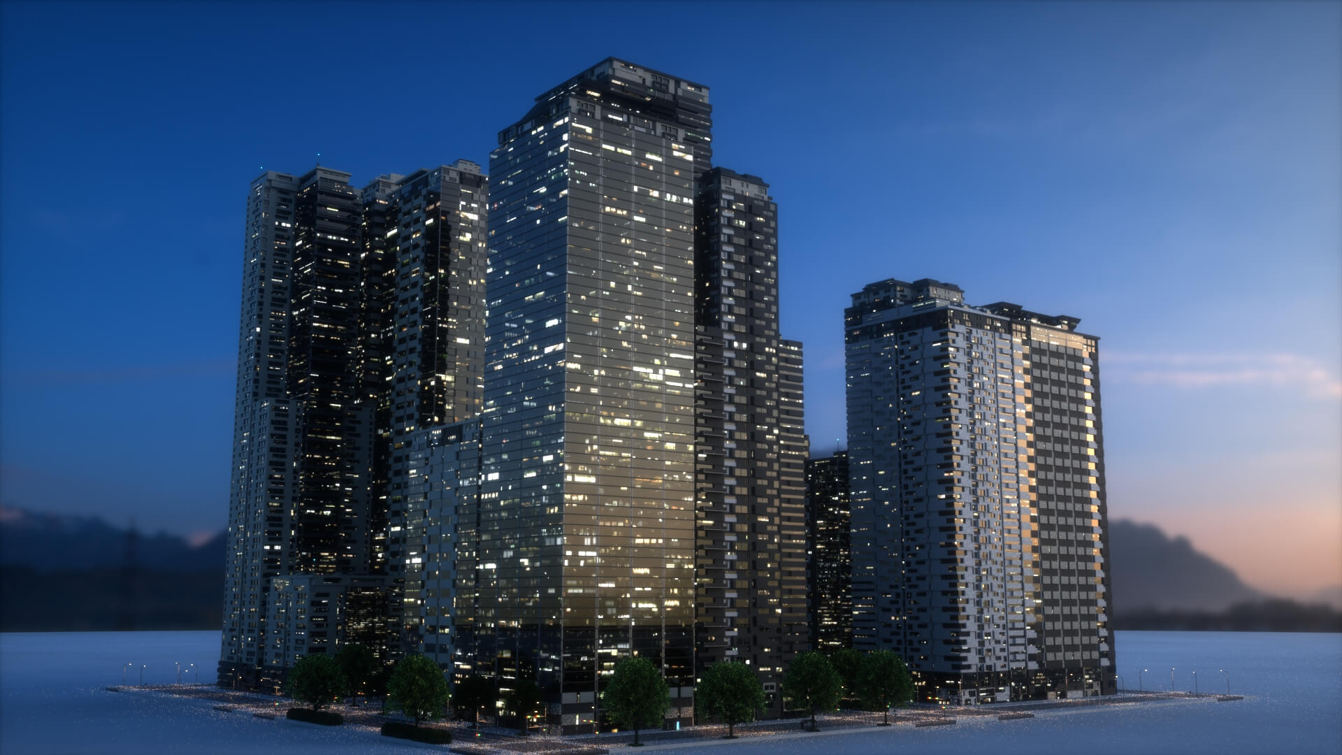 City Block Type B28 - 3D Model by Fwcolbert3D2