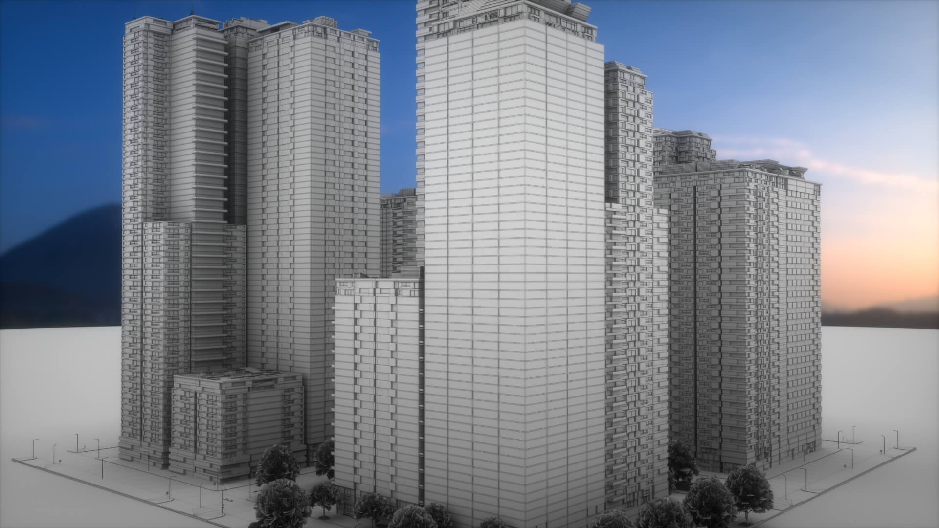 City Block Type B28 - 3D Model by Fwcolbert3D2