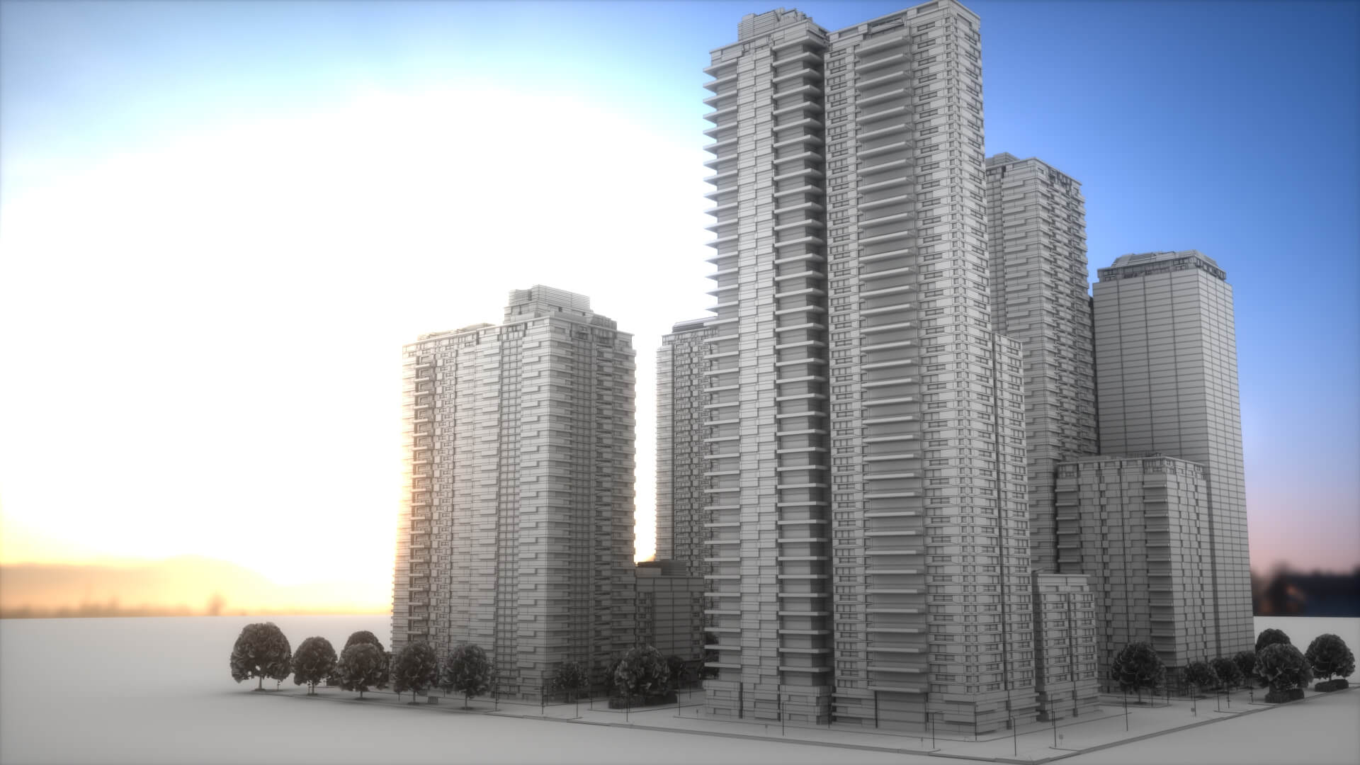 City Block Type B28 - 3D Model by Fwcolbert3D2