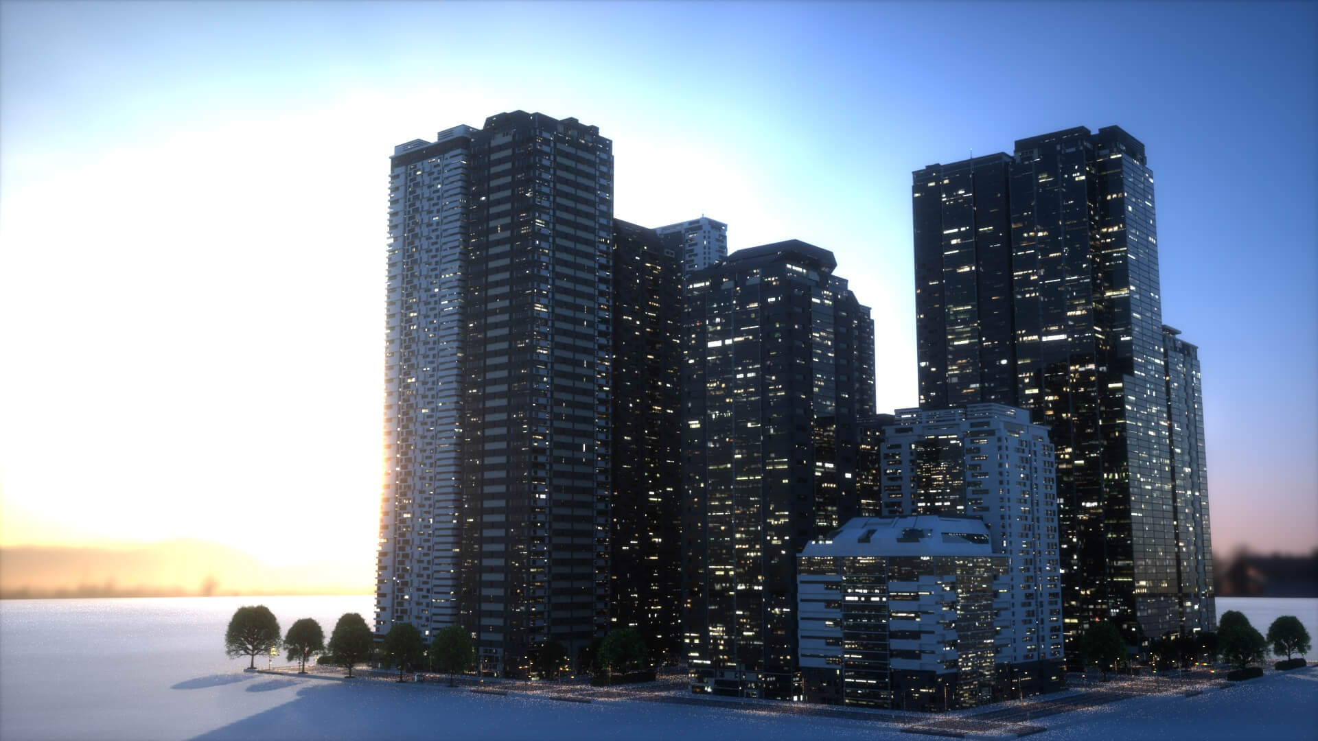 City Block Type B29 - 3D Model by Fwcolbert3D2