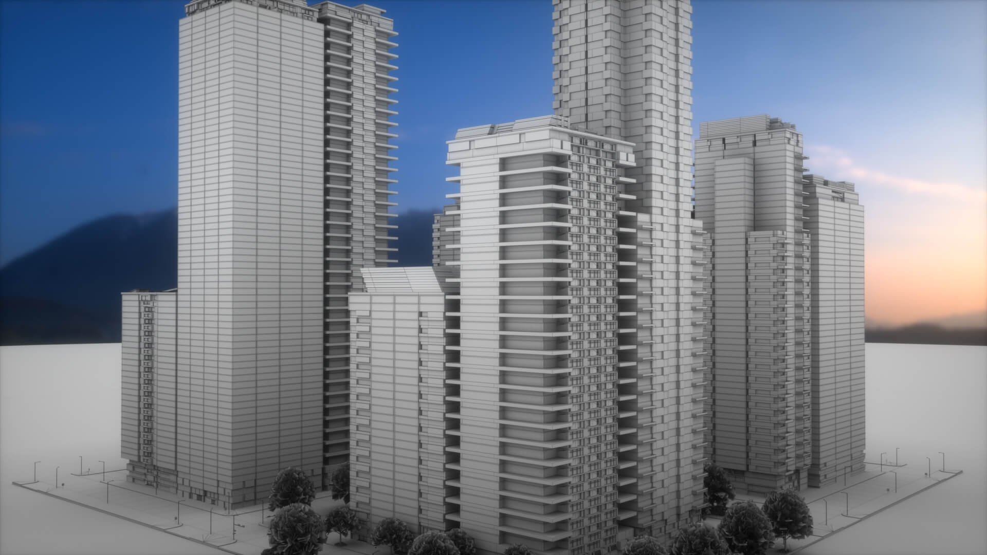 City Block Type B30 - 3D Model by Fwcolbert3D2