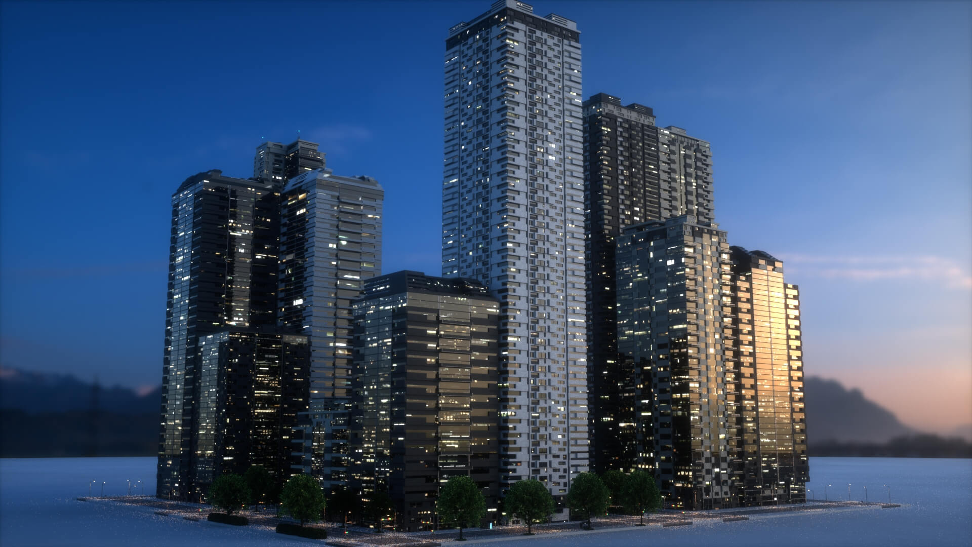 City Block Type B31 - 3D Model by Fwcolbert3D2