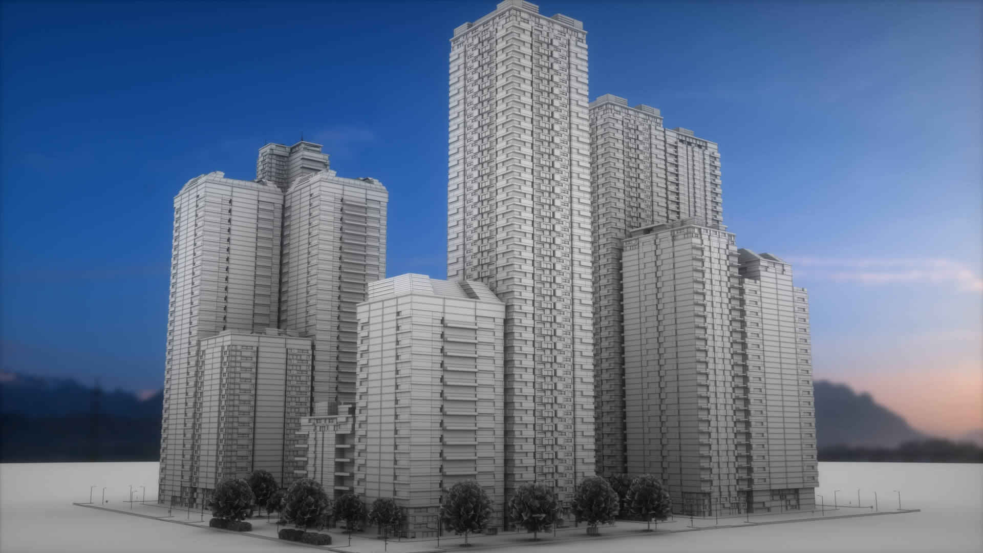 City Block Type B31 - 3D Model by Fwcolbert3D2