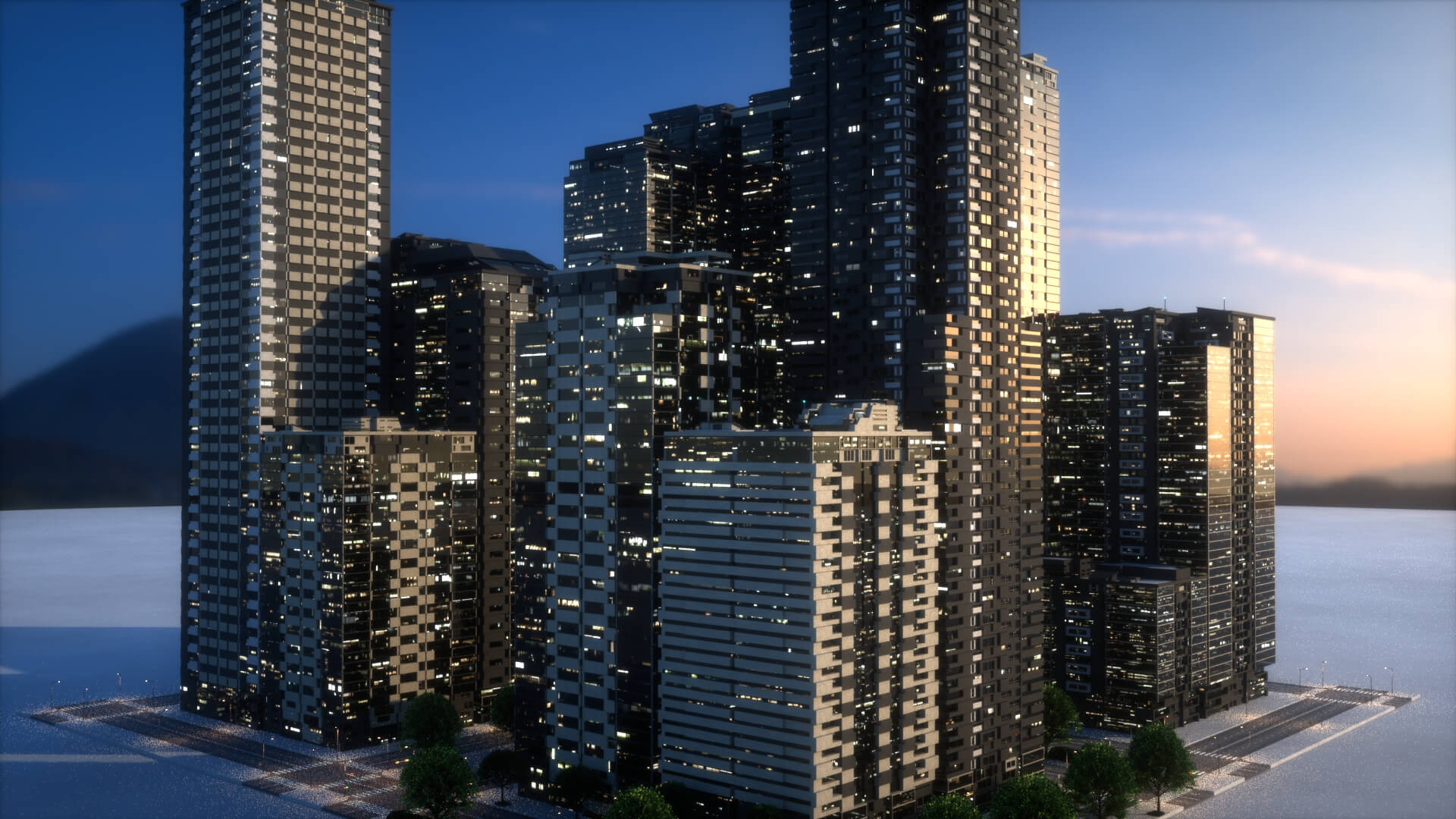 City Block Type B34 - 3D Model by Fwcolbert3D2