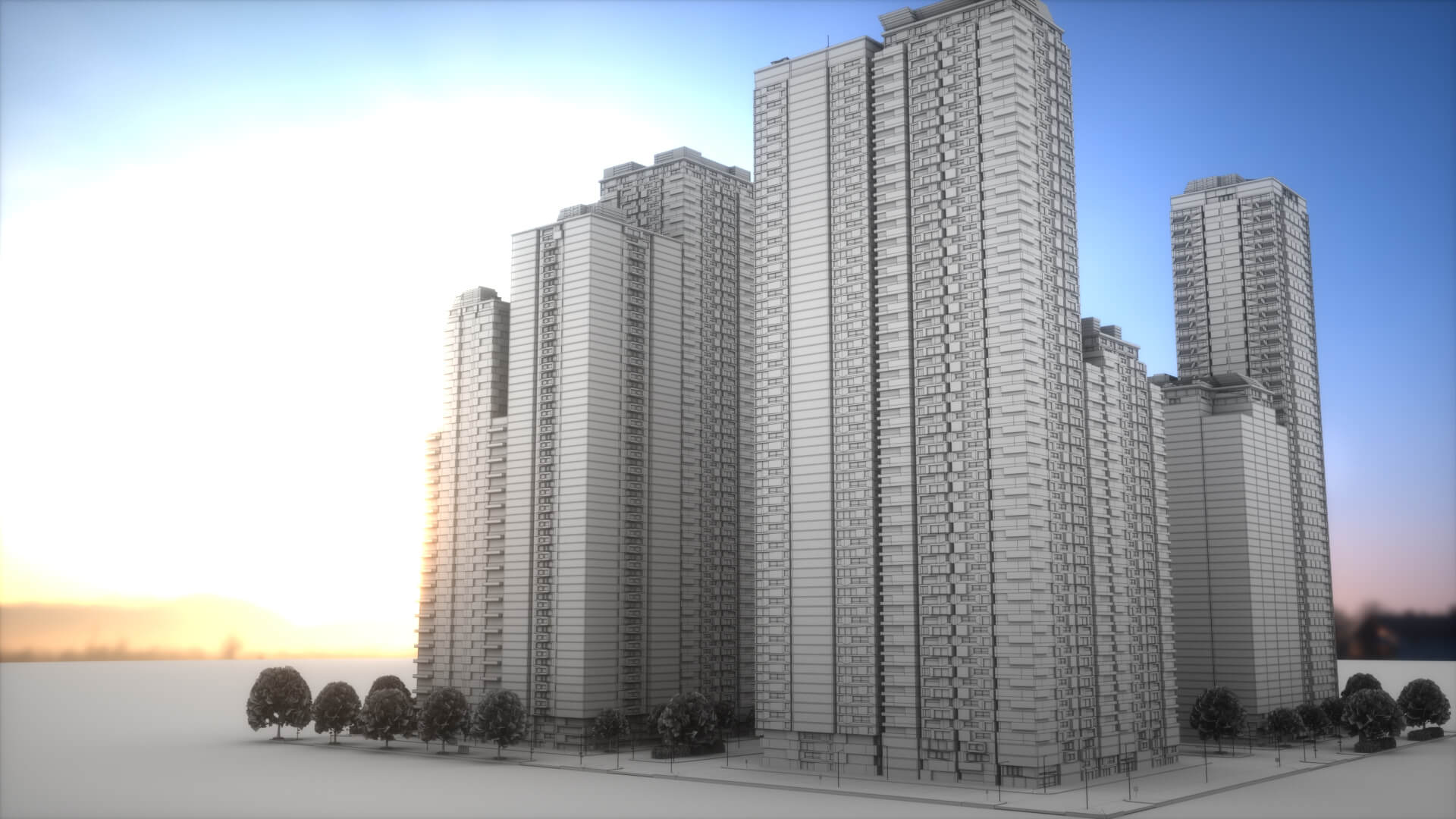 City Block Type B35 - 3D Model by Fwcolbert3D2