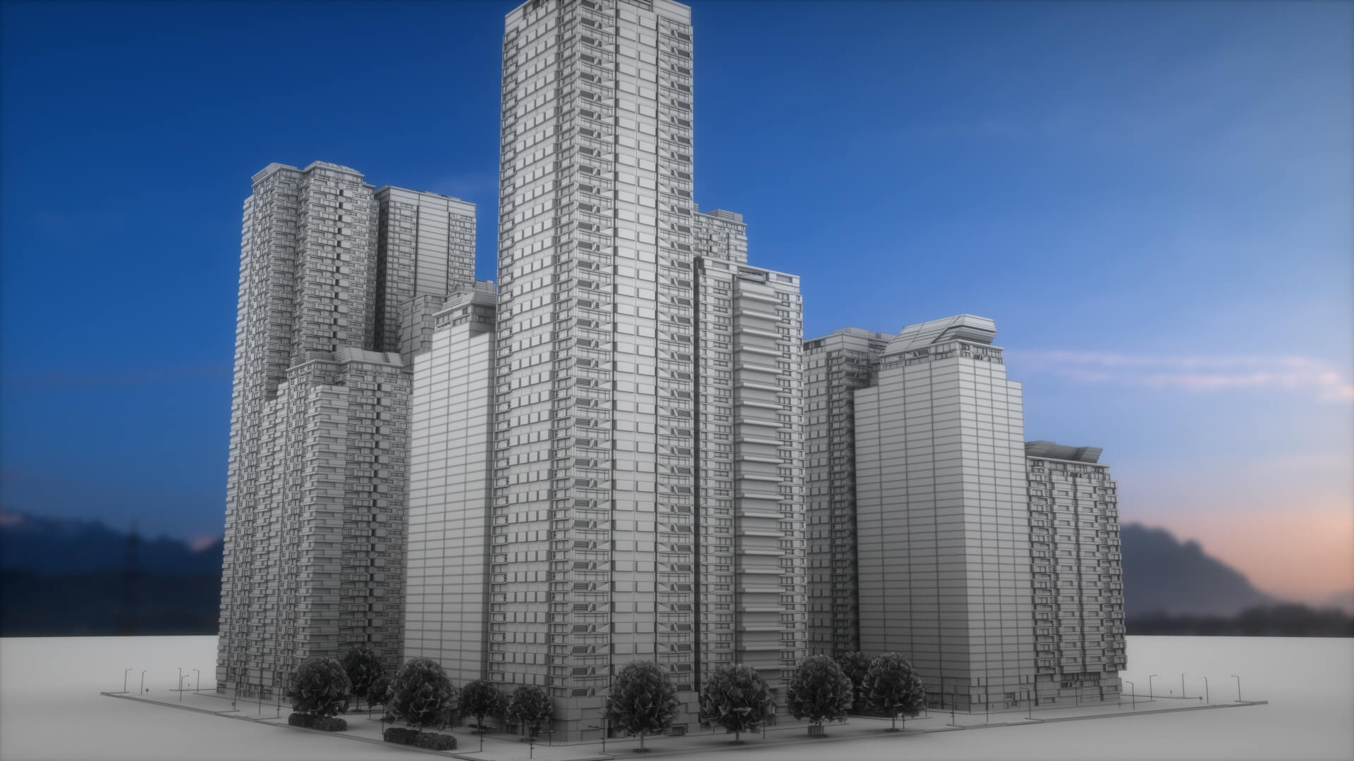 City Block Type B35 - 3D Model by Fwcolbert3D2