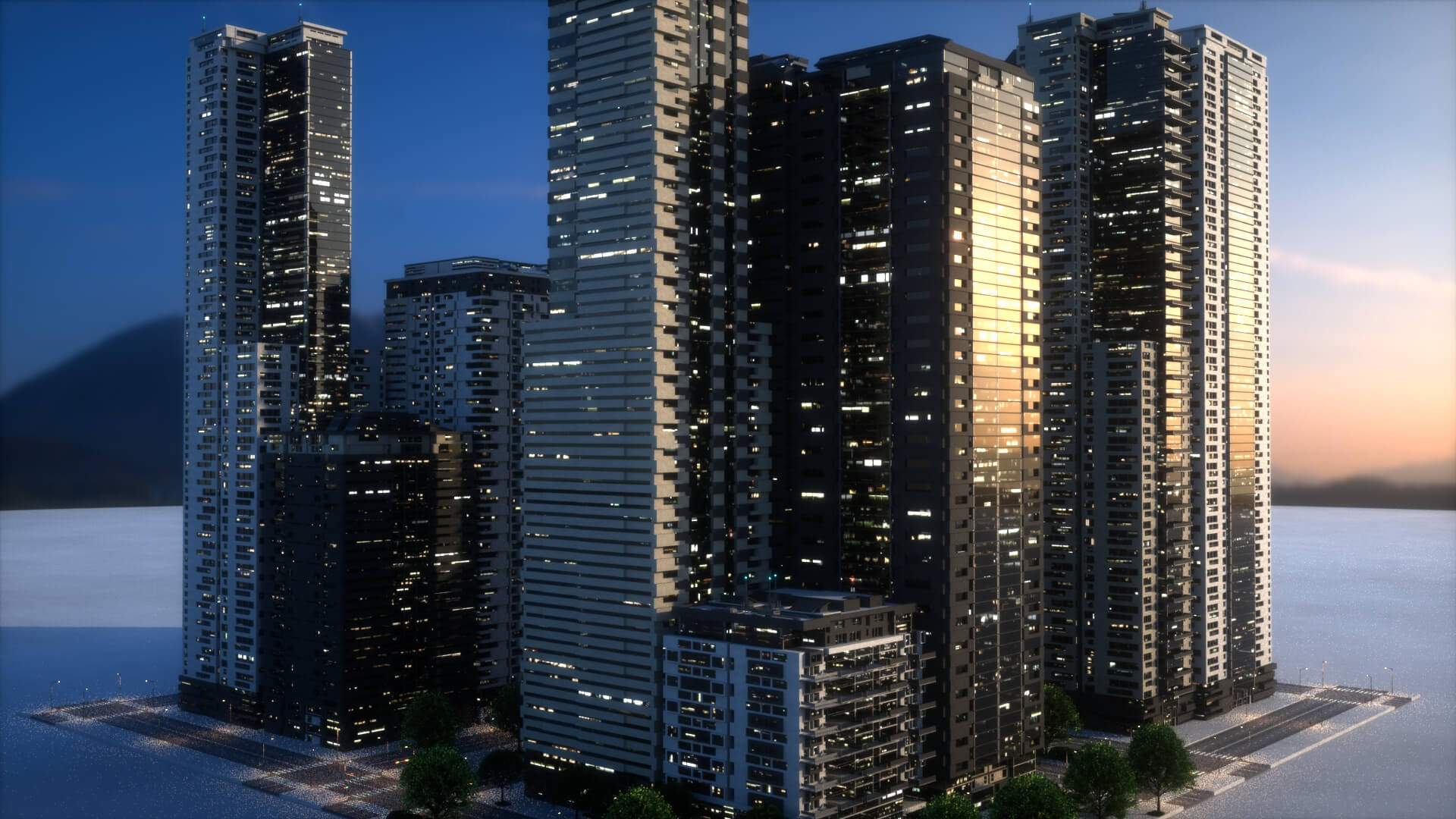 City Block Type B37 - 3D Model by Fwcolbert3D2