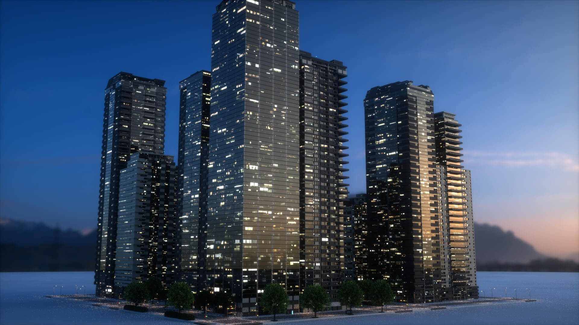 City Block Type B38 - 3D Model by Fwcolbert3D2
