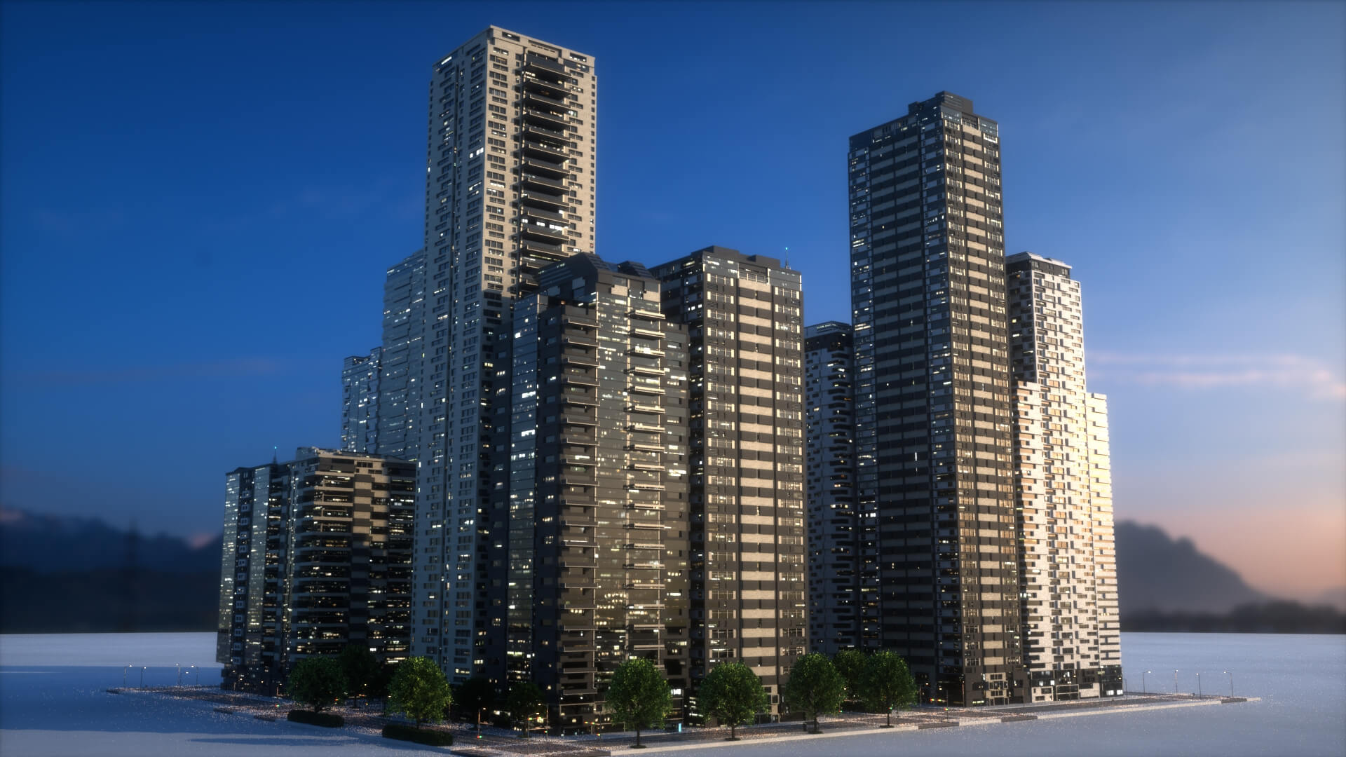 City Block Type B39 - 3D Model by Fwcolbert3D2