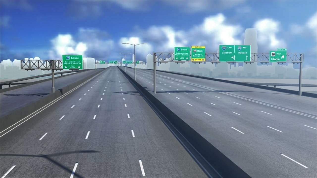 Freeway 01 - 3D Model by Fwcolbert3D2