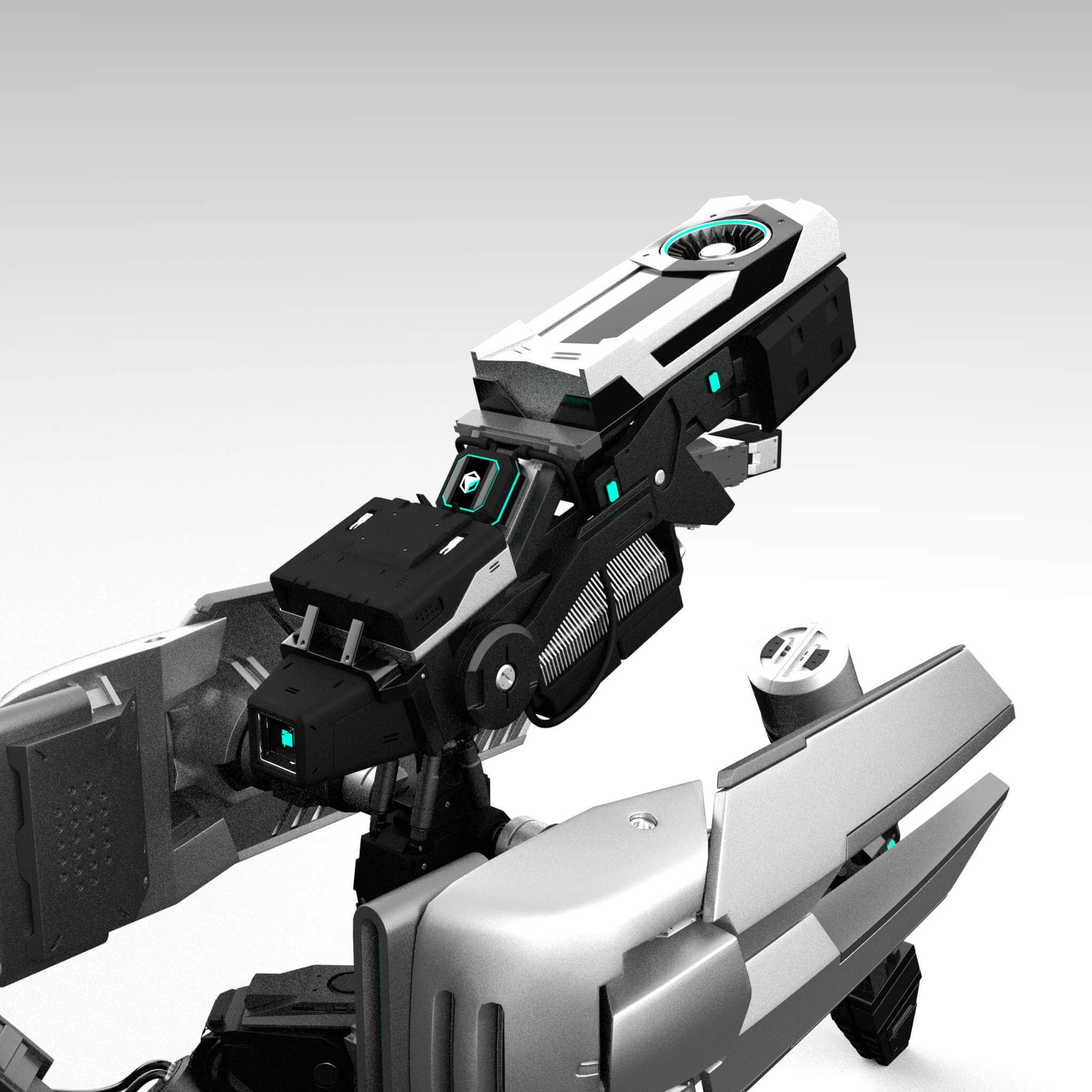Tribot 201F - 3D Model by Fwcolbert3D2