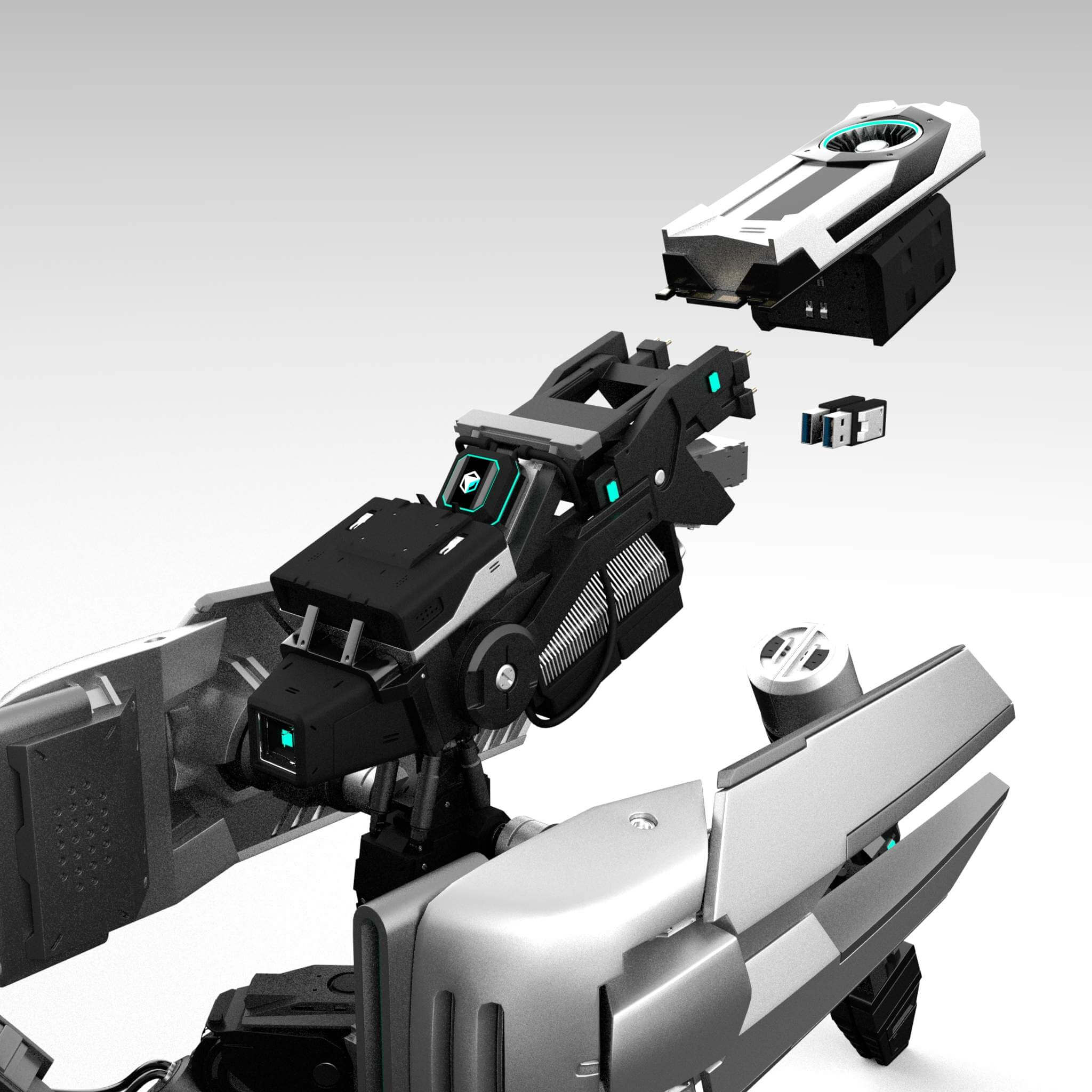 Tribot 201F - 3D Model by Fwcolbert3D2